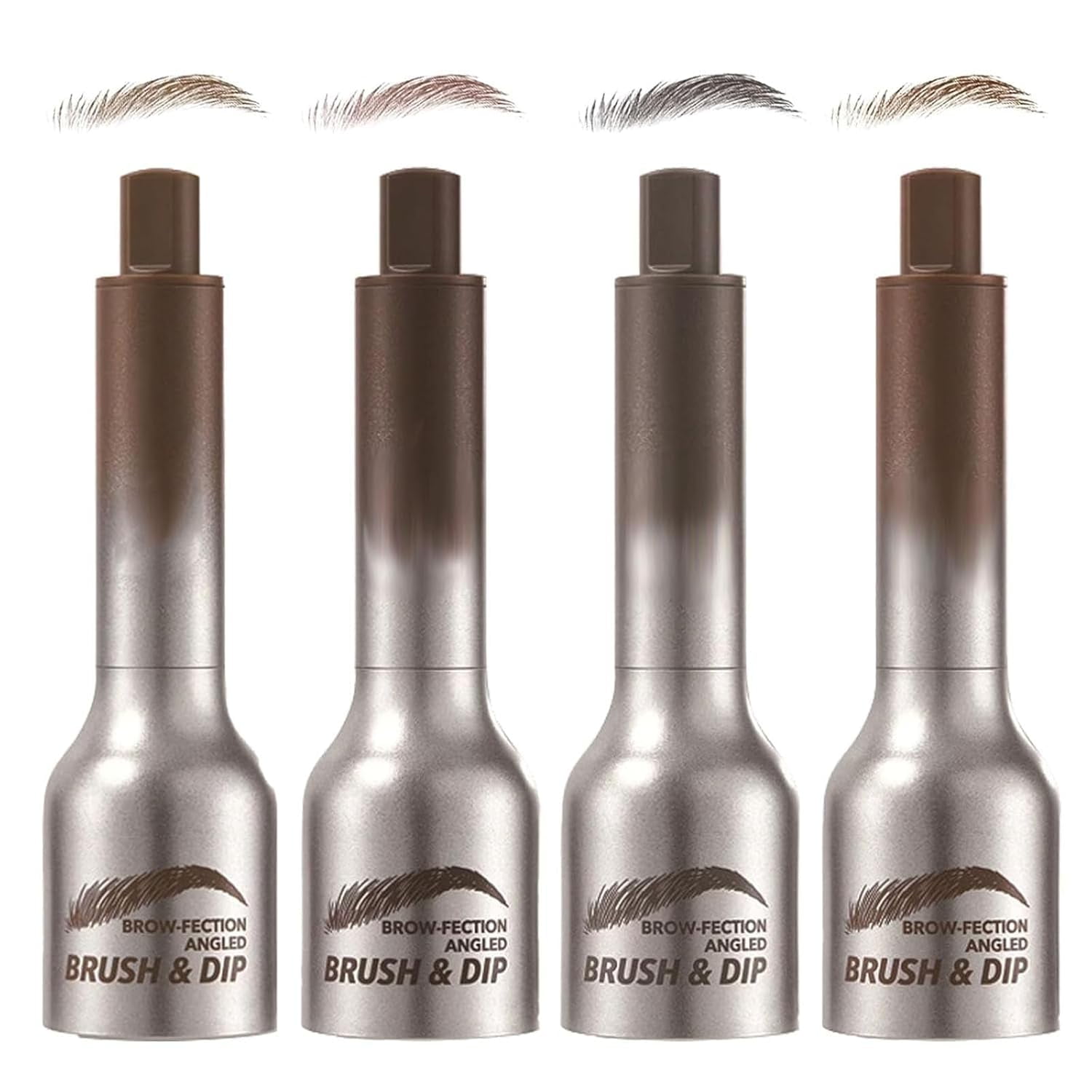 Revorie Brow Fection Angled Brush & Dip (Taupe) - Instant Brow Brush ...