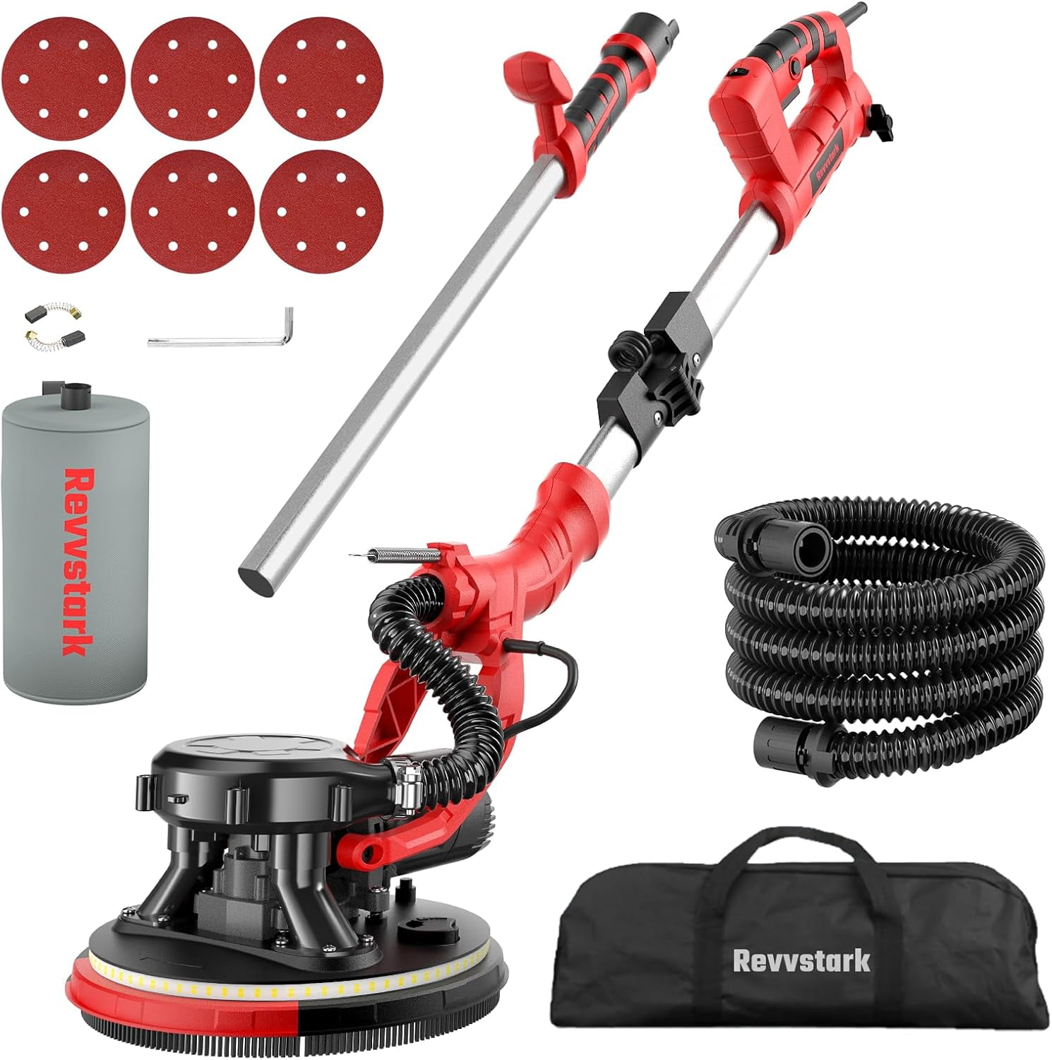 Revvstark Drywall Sander,Electric Drywall Sander with Vacuum Dust ...