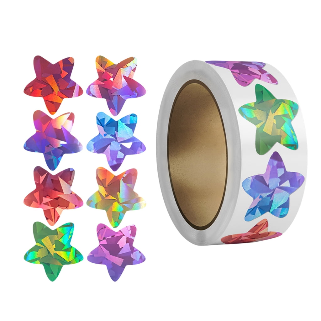 Reward Sticker Sticker Colorful Star Sticker Labels Adhesive Sticker ...