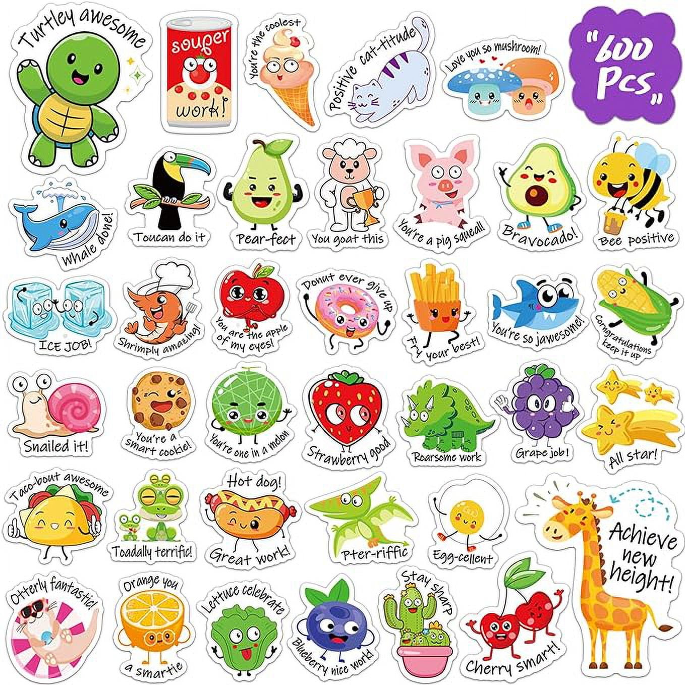 Reward Stickers for Kids,600PCS Motivational Stickers for Teachers ...