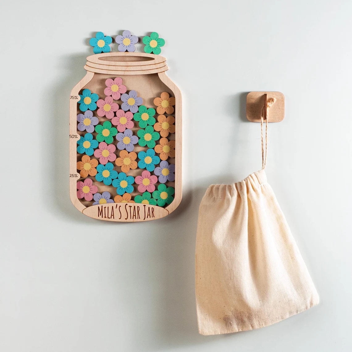 Reward System For Kids Behavior, Kids Reward Jar With Custom Kids Name ...