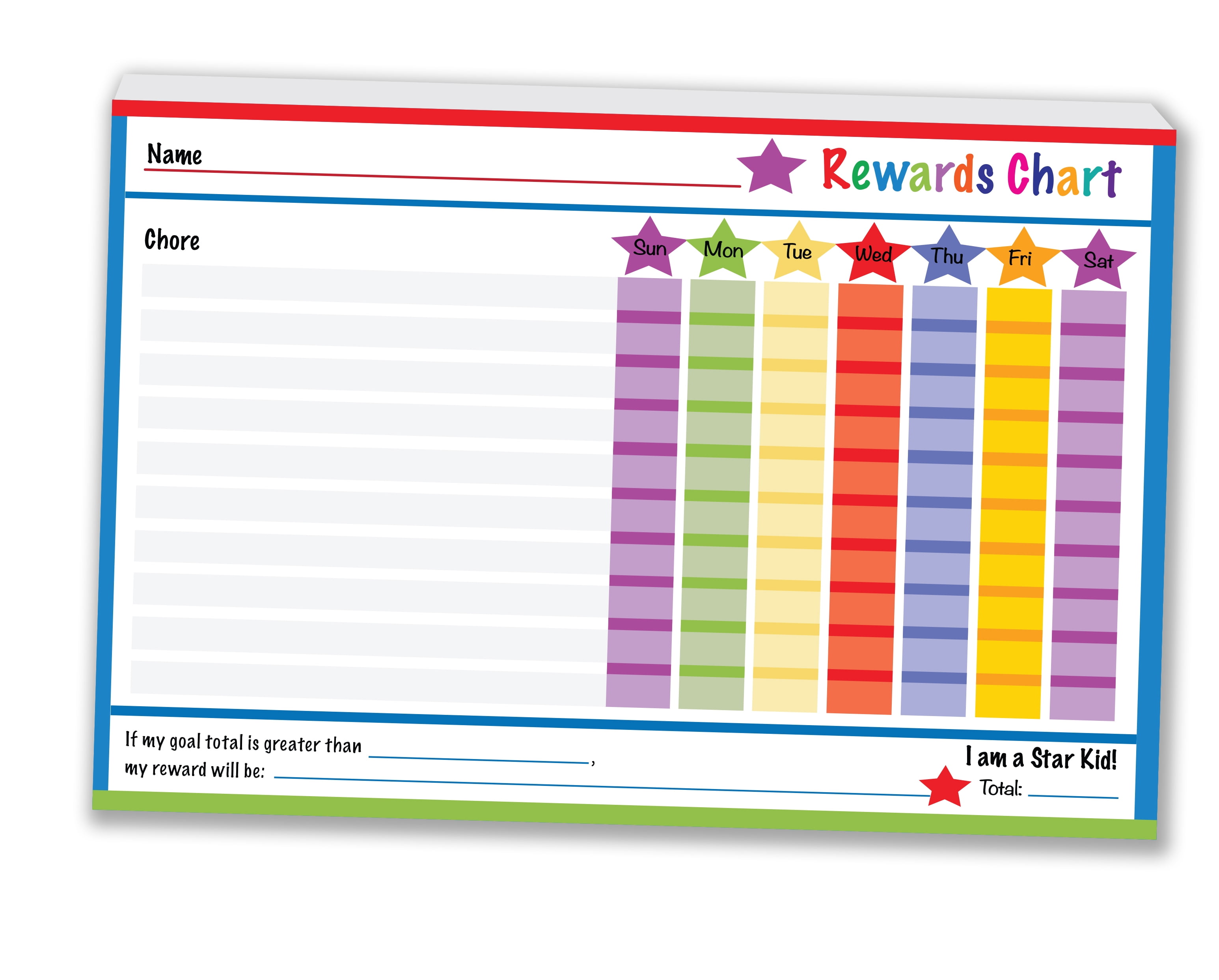 Reward and Responsibility Chart 2 Packs of 50 Tear off Charts per pad 6 ...