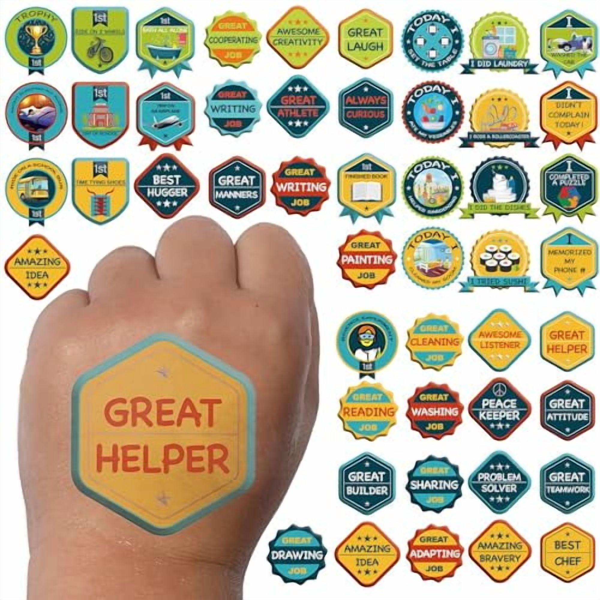 Rewards for Kids Temporary Tattoos - Fun Positive Reinfocement - Good ...