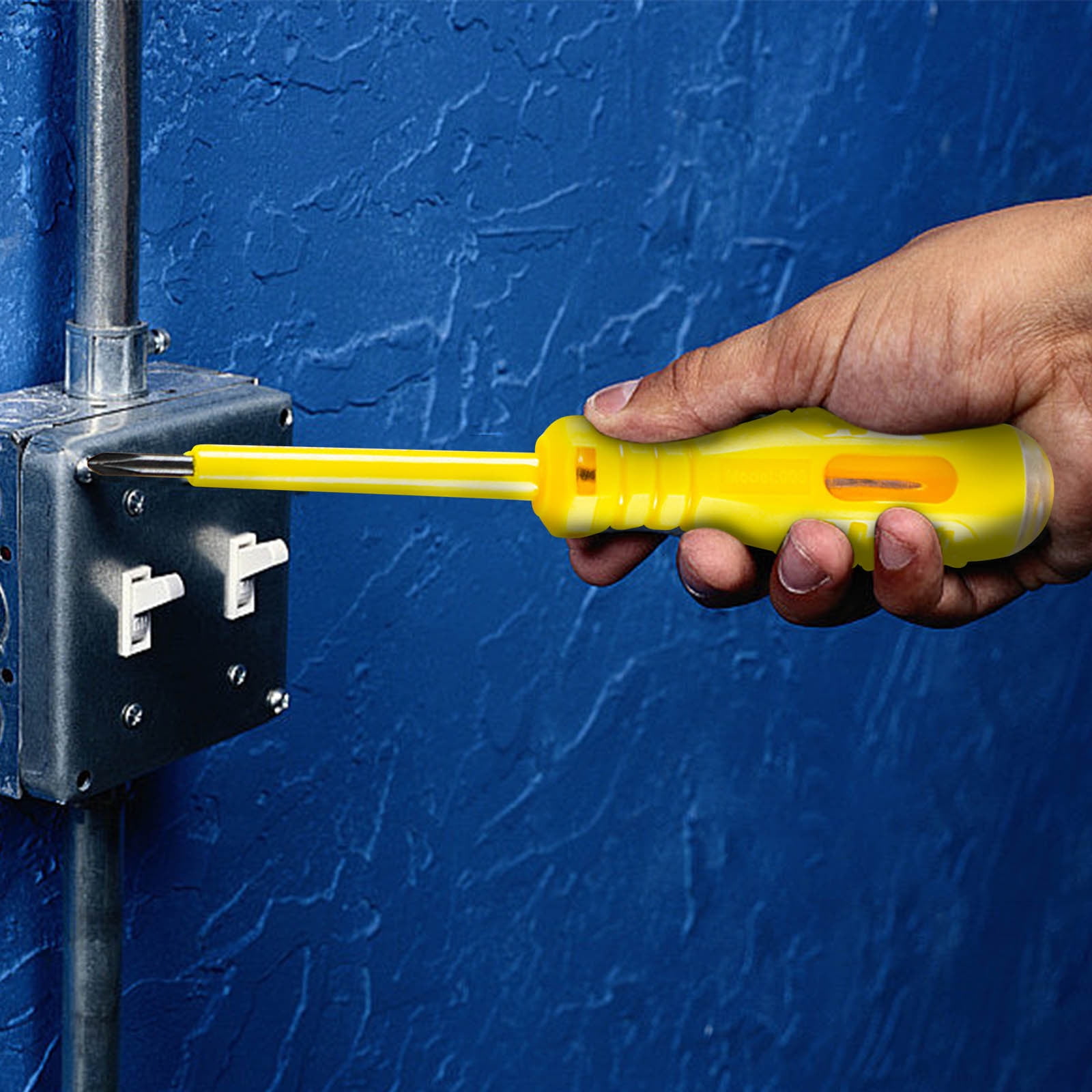 Rewenti 2-in-1 High Torque Magnetic Screwdriver Electricity Detector ...