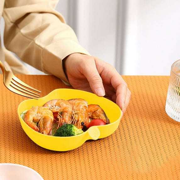 Rewenti Apples Shape Impregnable Dinner Plates Dishwasher Microwave ...