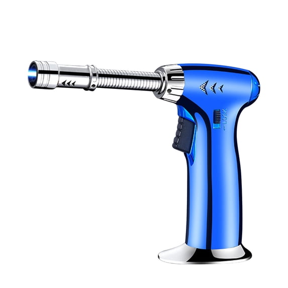 Rewenti Blue Flame Spray Gun Desktop Handheld Windproof Lighter 360 ...