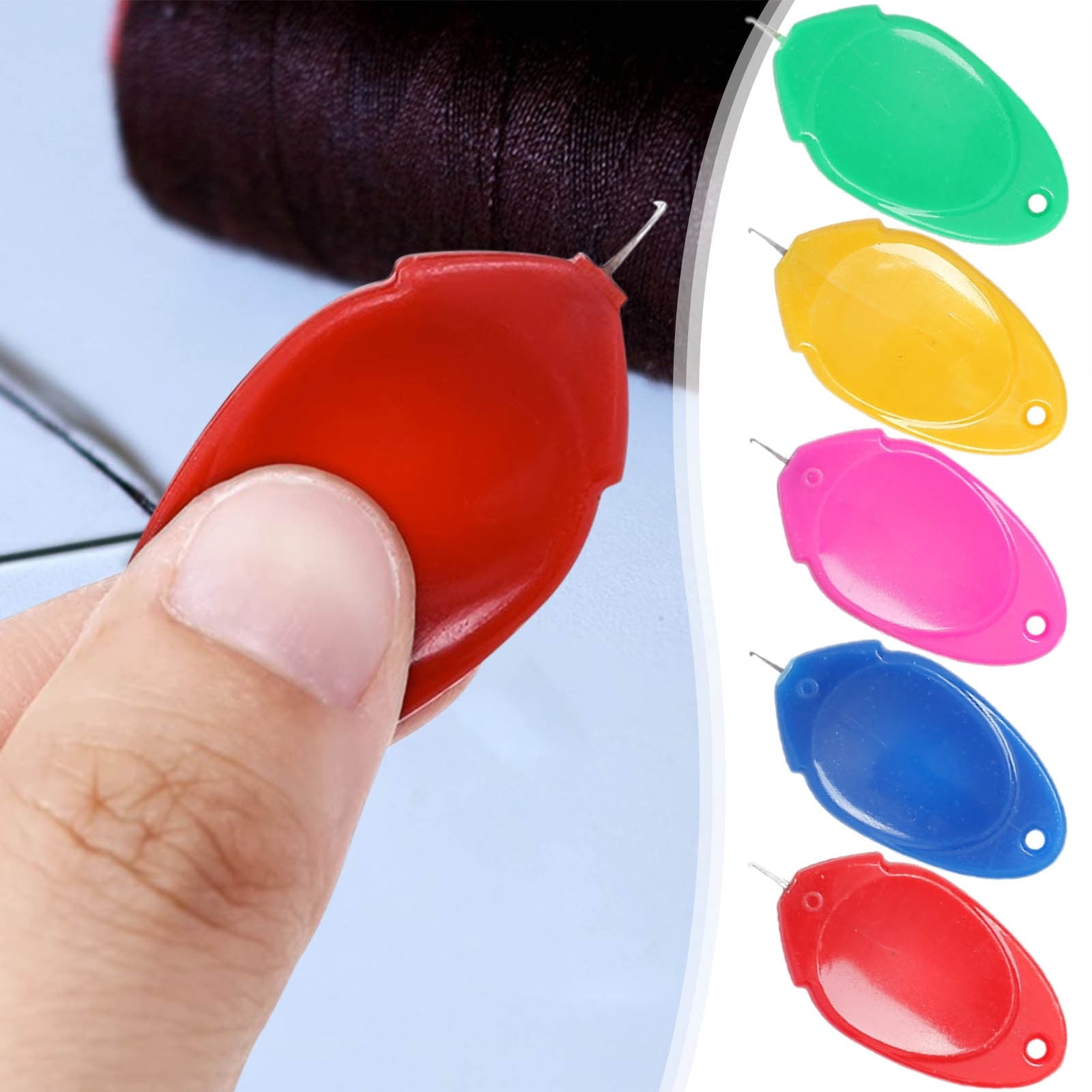 Rewenti Needle Threader Household Needle Recogniser Tool, Sewing Needle ...