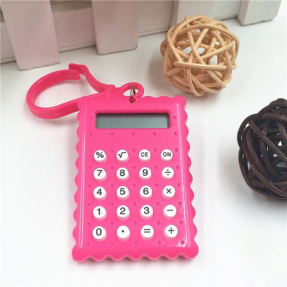 Rewenti Portable Mini Calculator with Maze Game Keychain Design High ...
