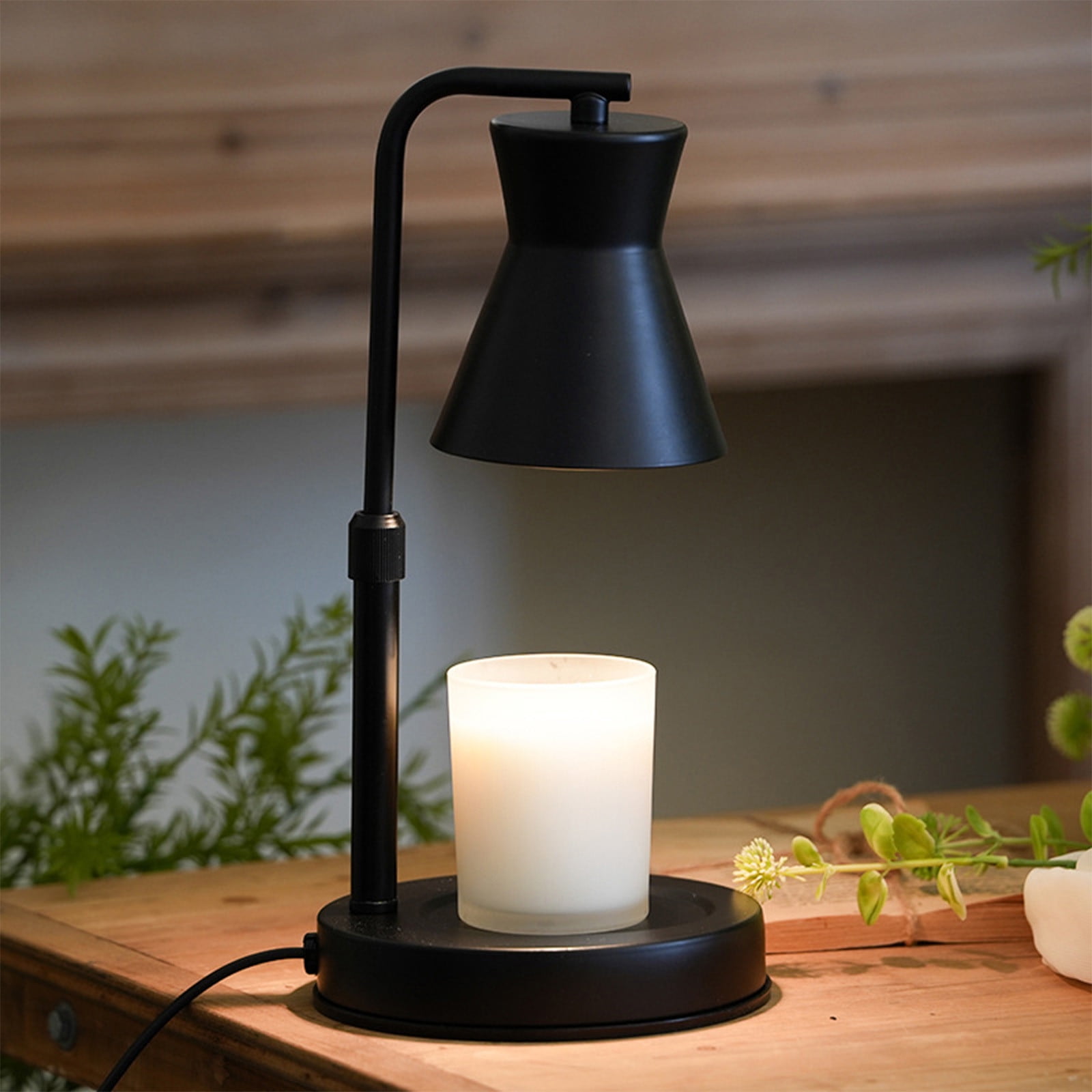 Rewenti Simples Black Aromatherapy Wax Melting Lamp without Fire ...