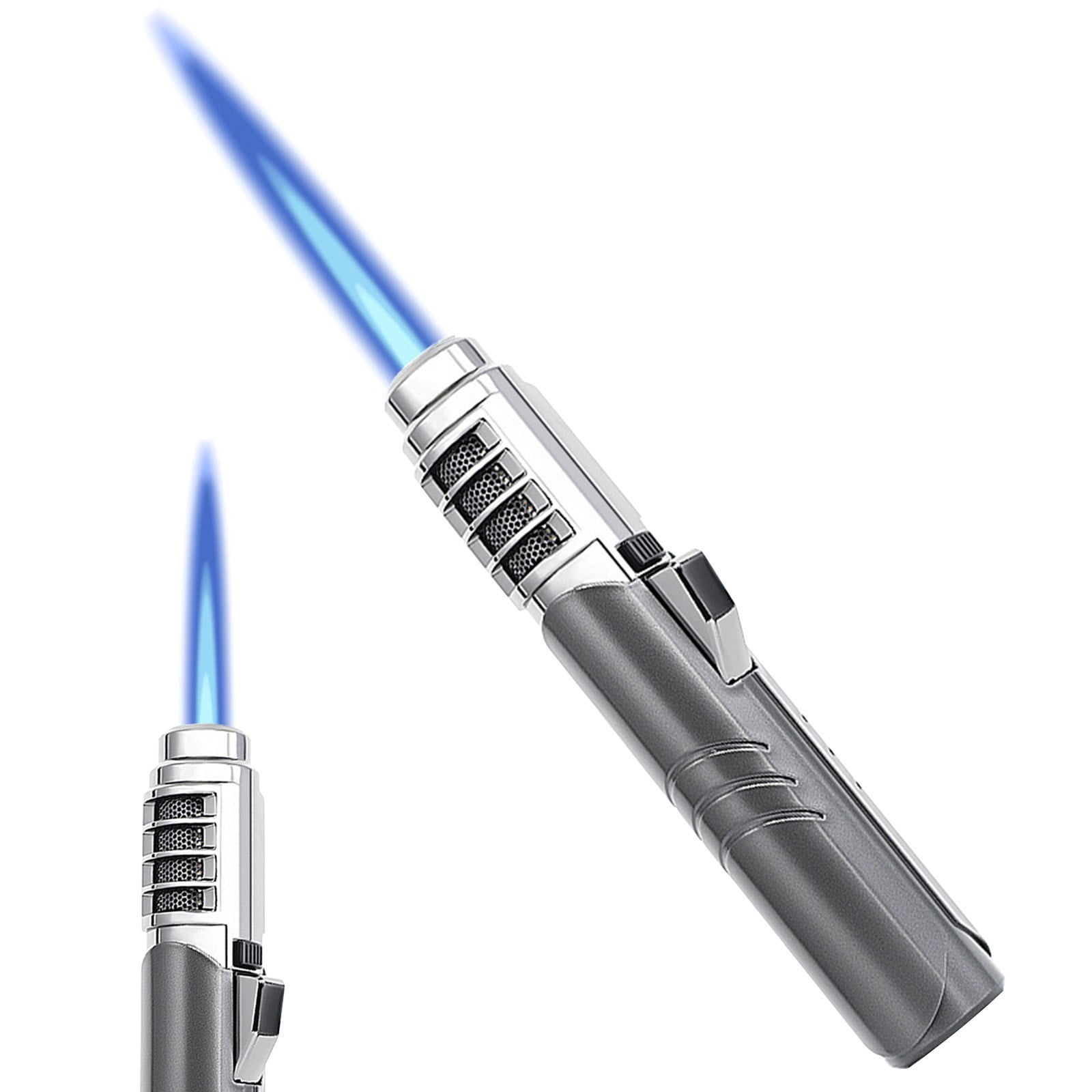Rewenti Straight Punch Inflatable Windproof Lighter, Metal High ...