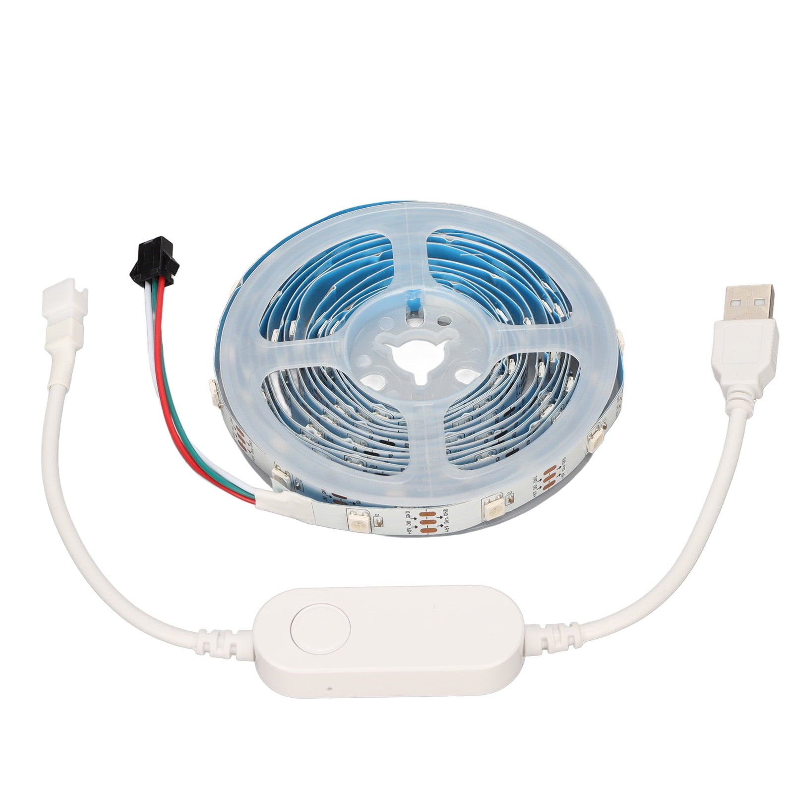 Rewera 11.5ft LED Strip Light USB Power Supply Bluetooth Monitor ...