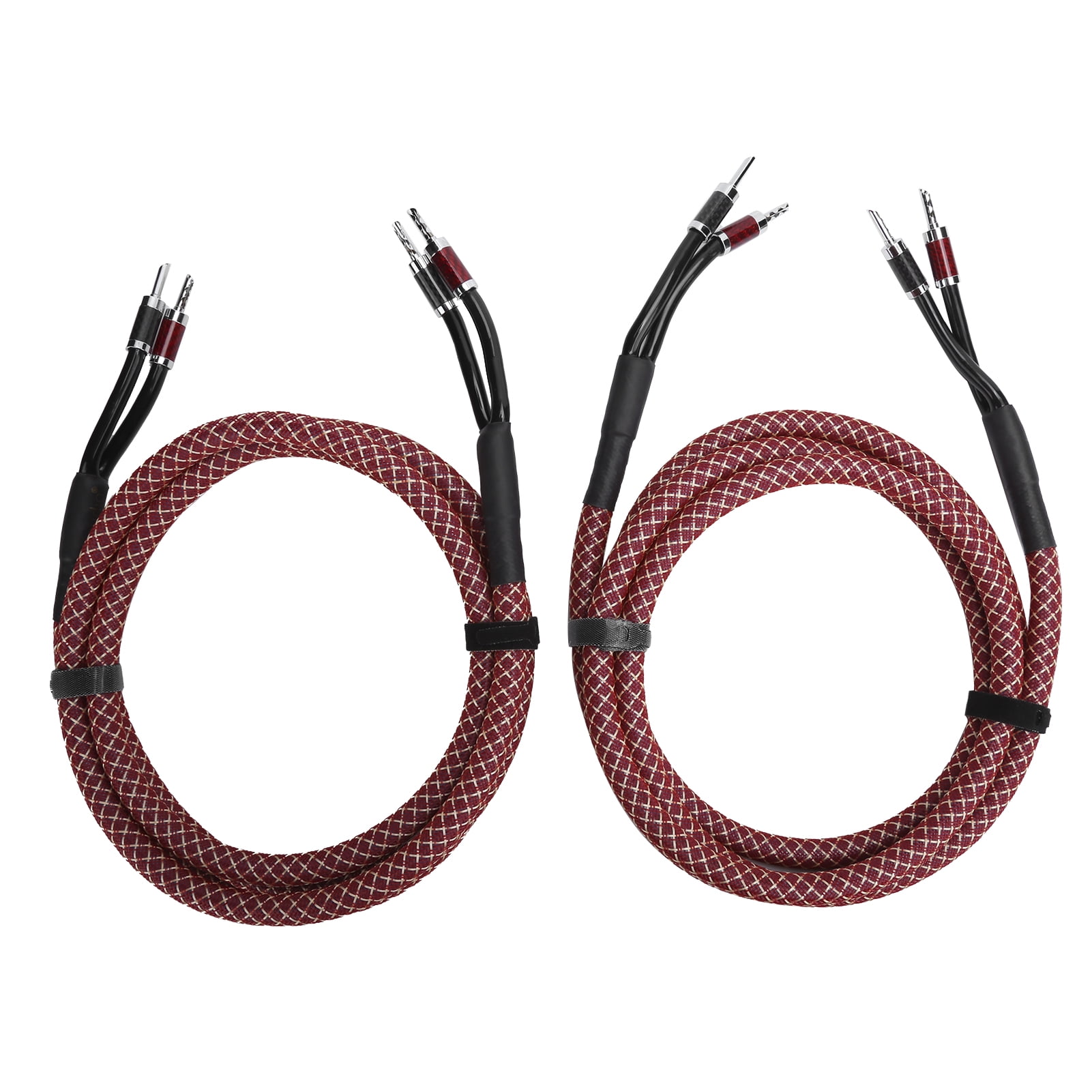 Rewera 2pcs 2.5M Speaker Cable 2?to?2 Male to Male HiFi Audio Cable ...