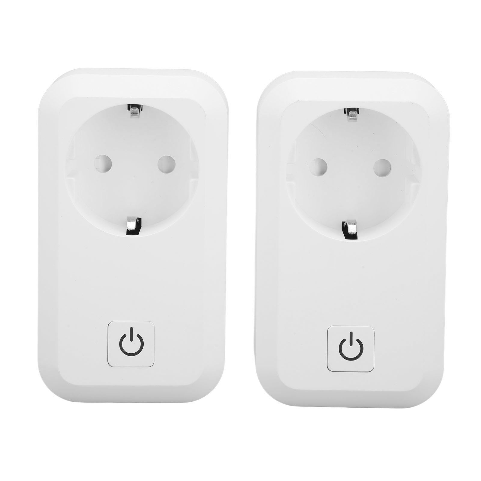 Rewera 2pcs Smart WiFi Plug Rechargeable Fireproof Wireless Remote ...