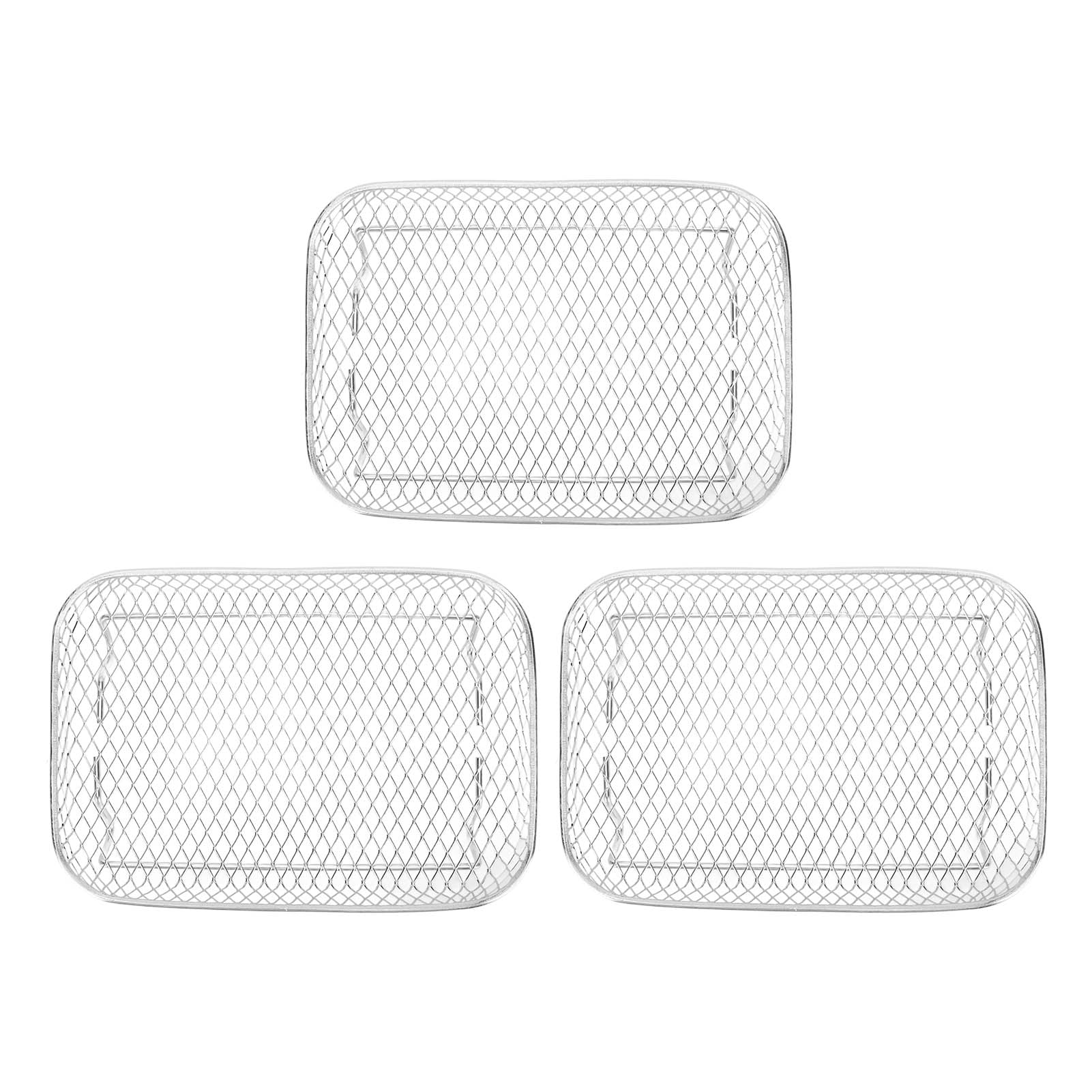 Rewera 3 Layer Fryer Grilling Rack Stainless Steel Fryer Stakable Racks ...