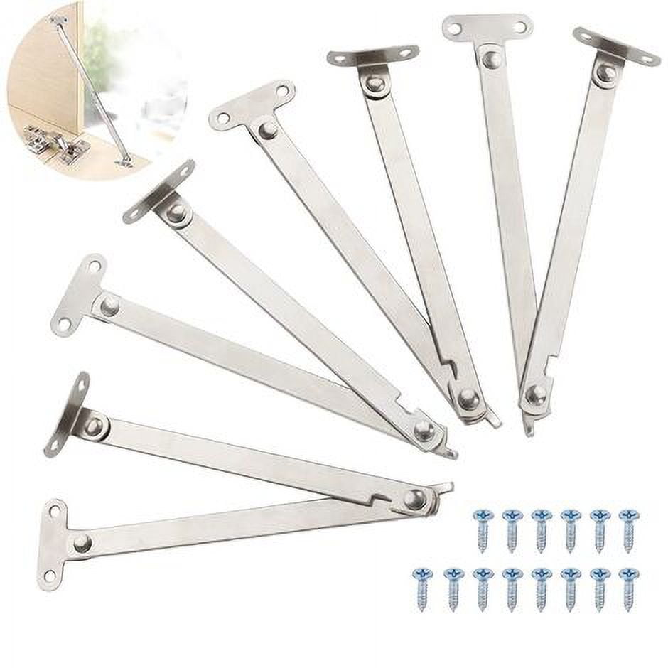 Rewera Furniture Hinge 4 pcs Metal Lift Hinge Support Adjustable ...
