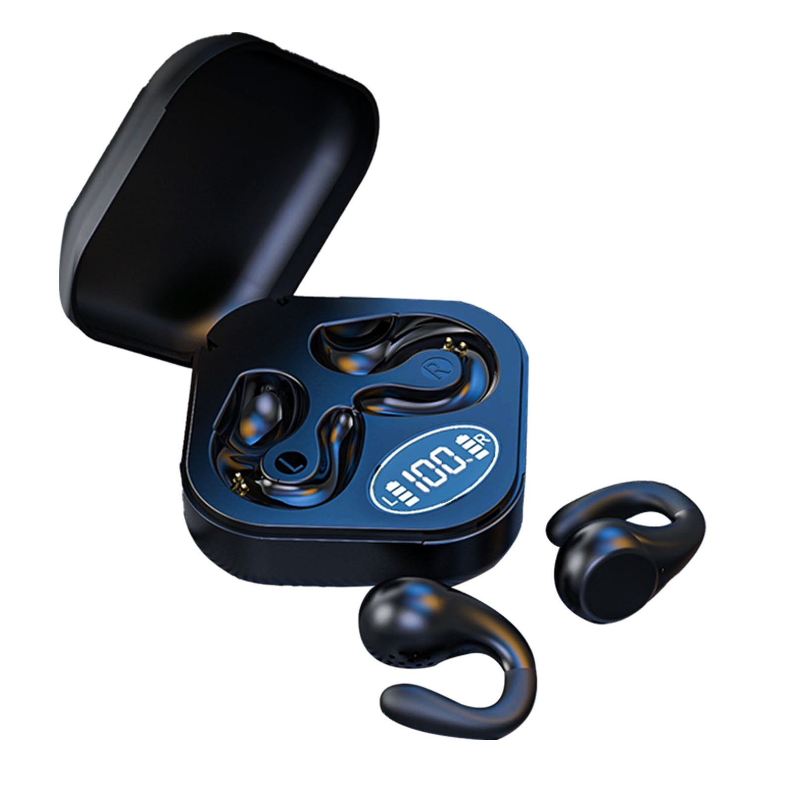 Rewera Open-Ear Bluetooth Earbuds with Hi-Fi Sound and Power Display ...