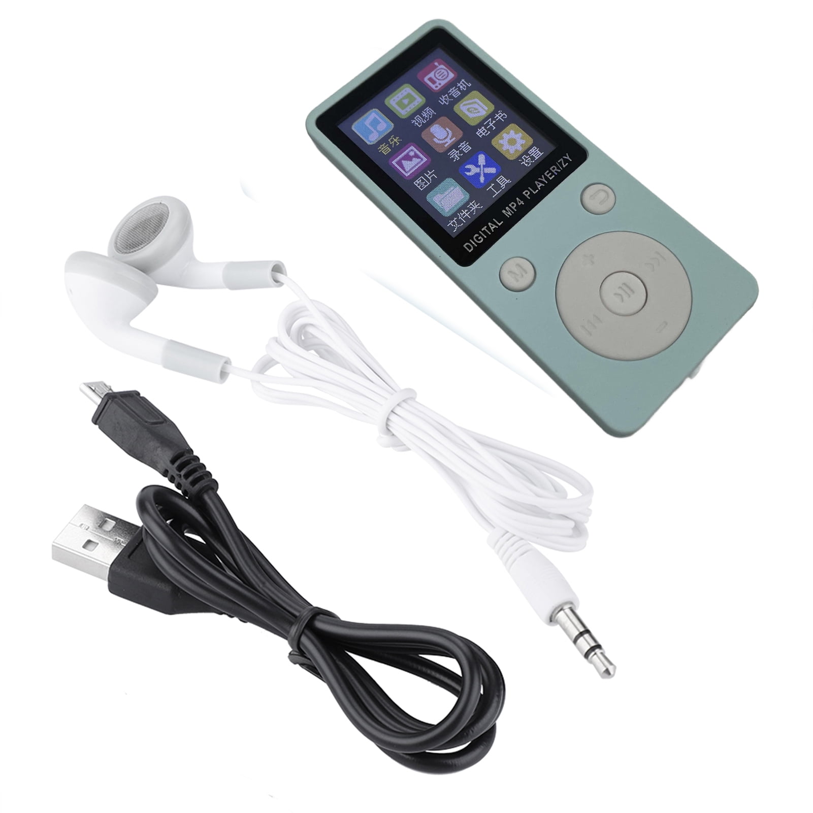 Rewera Portable MP4 Music Player with 32GB TF Card Support, Built-in ...