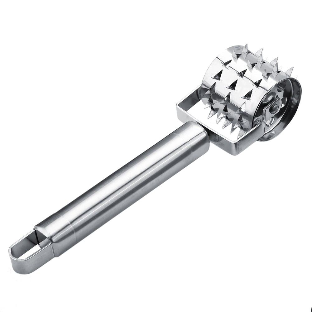 Rewera Stainless Steel Meat Tenderizer Roller Rolling Hammer for Steak ...