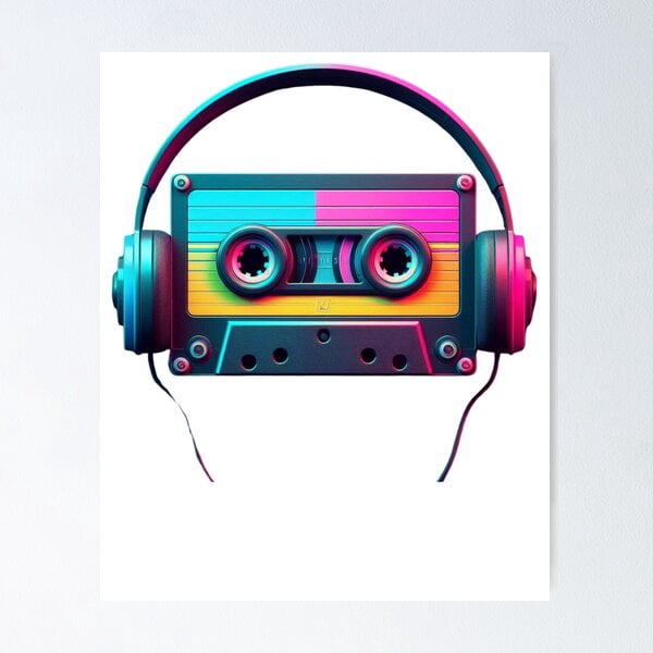 Rewind The Good Times Retro Poster Wall Art, Modern Wall Decor For ...