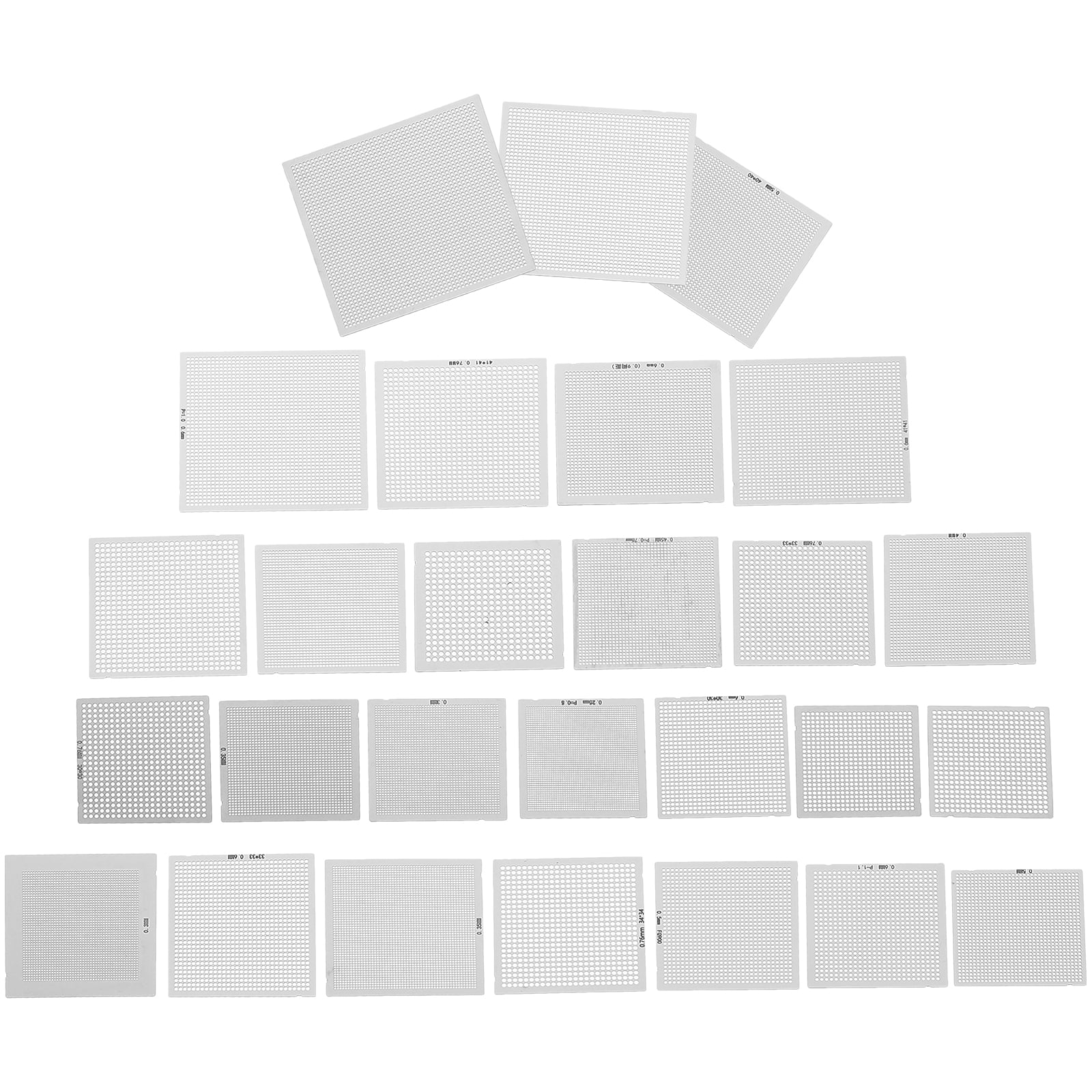 Rework Station Net Reballing Template 5.5X5.5cm Silver - Walmart.com