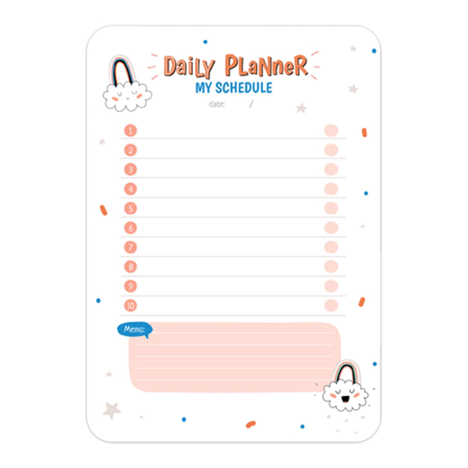 Rewritable Fridge Removable Message Board Scheduler - Walmart.com