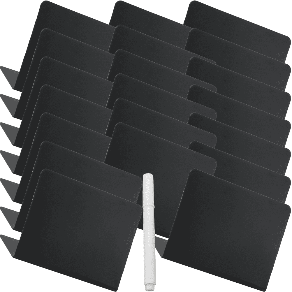 Rewritable Small Blackboard Mini Chalkboards Sign for Food Labels Party ...