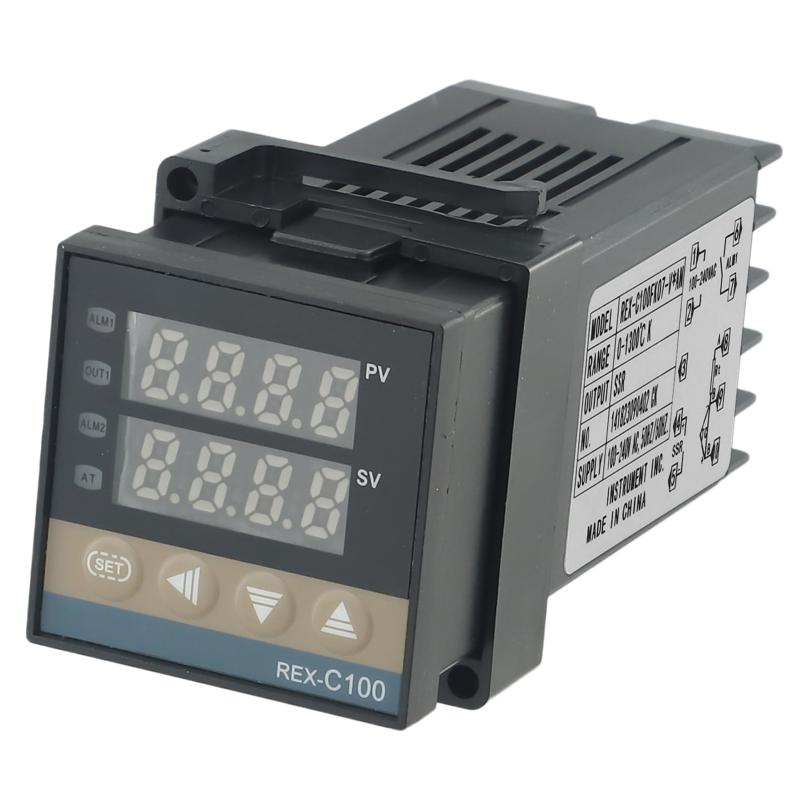 Rex-C100 Intelligent Temperaturecontroller For Ssr 40Da K Thermocouple Heat Sink Kit YIWEI ...