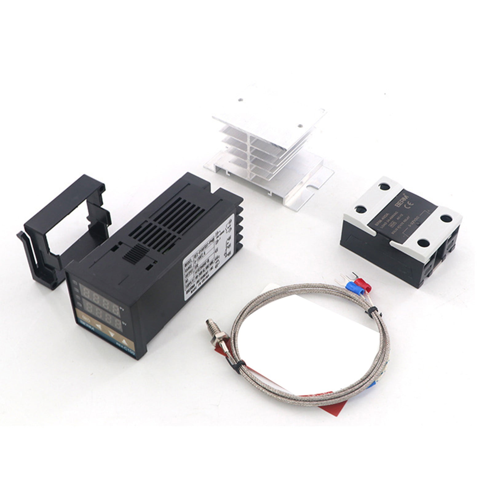 Rex-C100 Intelligent Temperaturecontroller Ssr 40Da K Thermocouple Heat Sink Kit - Walmart.com