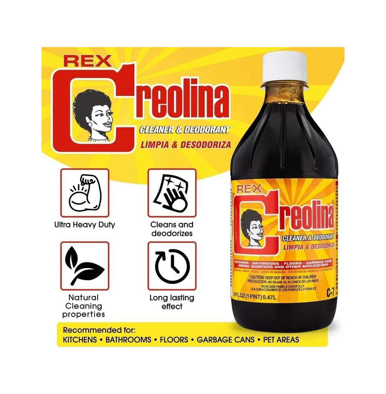 Cintbllter Rex Creolina Multi Purpose Cleaner Concentrate, Bathroom ...