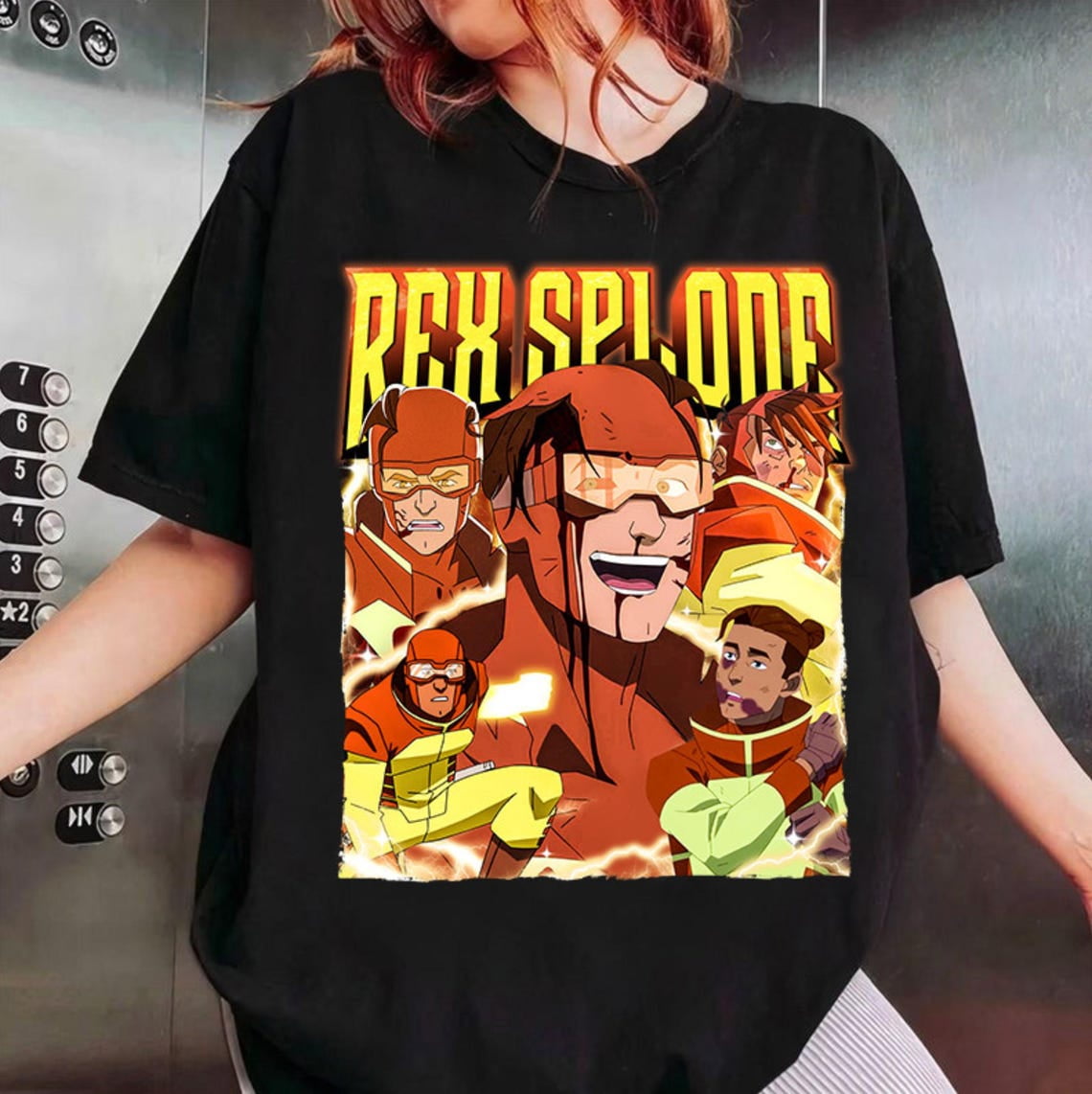 Rex Splode Invincible t shirt, Invincible Mark Superhero T Shirt ...