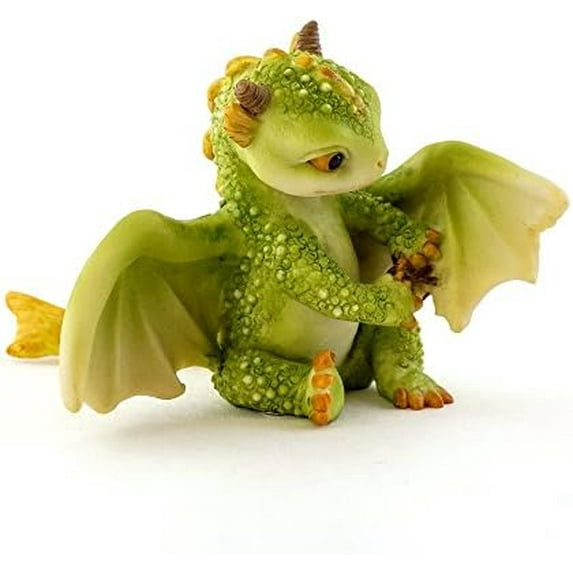 Rex The Green Dragon - Mini Collectible Fantasy Figurine (Live to Fight ...