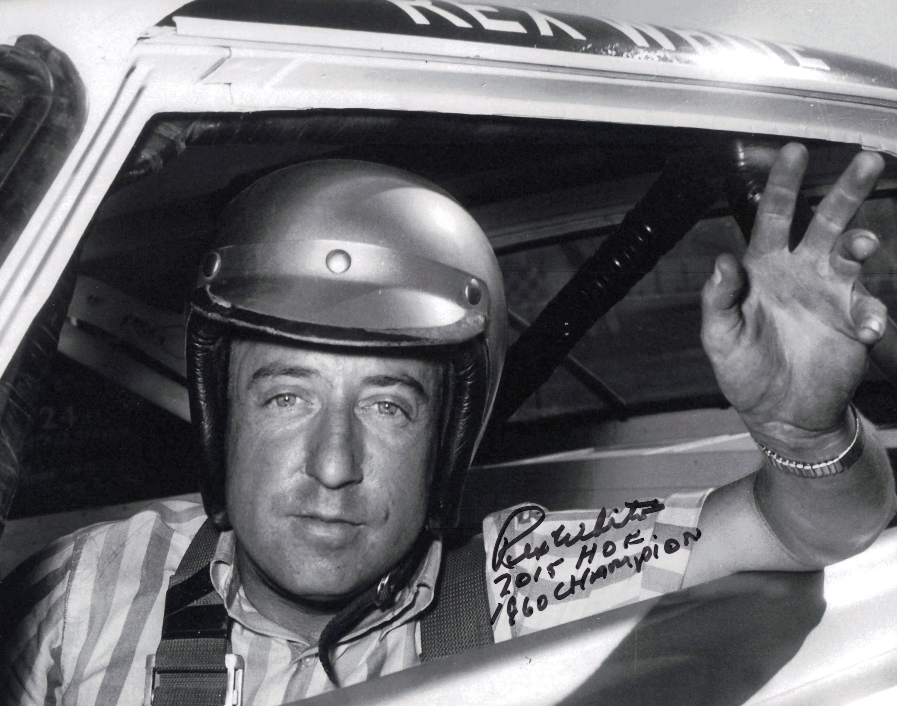 Rex White Autographed 8x10 Photo Nascar SKU #244887 - Walmart.com