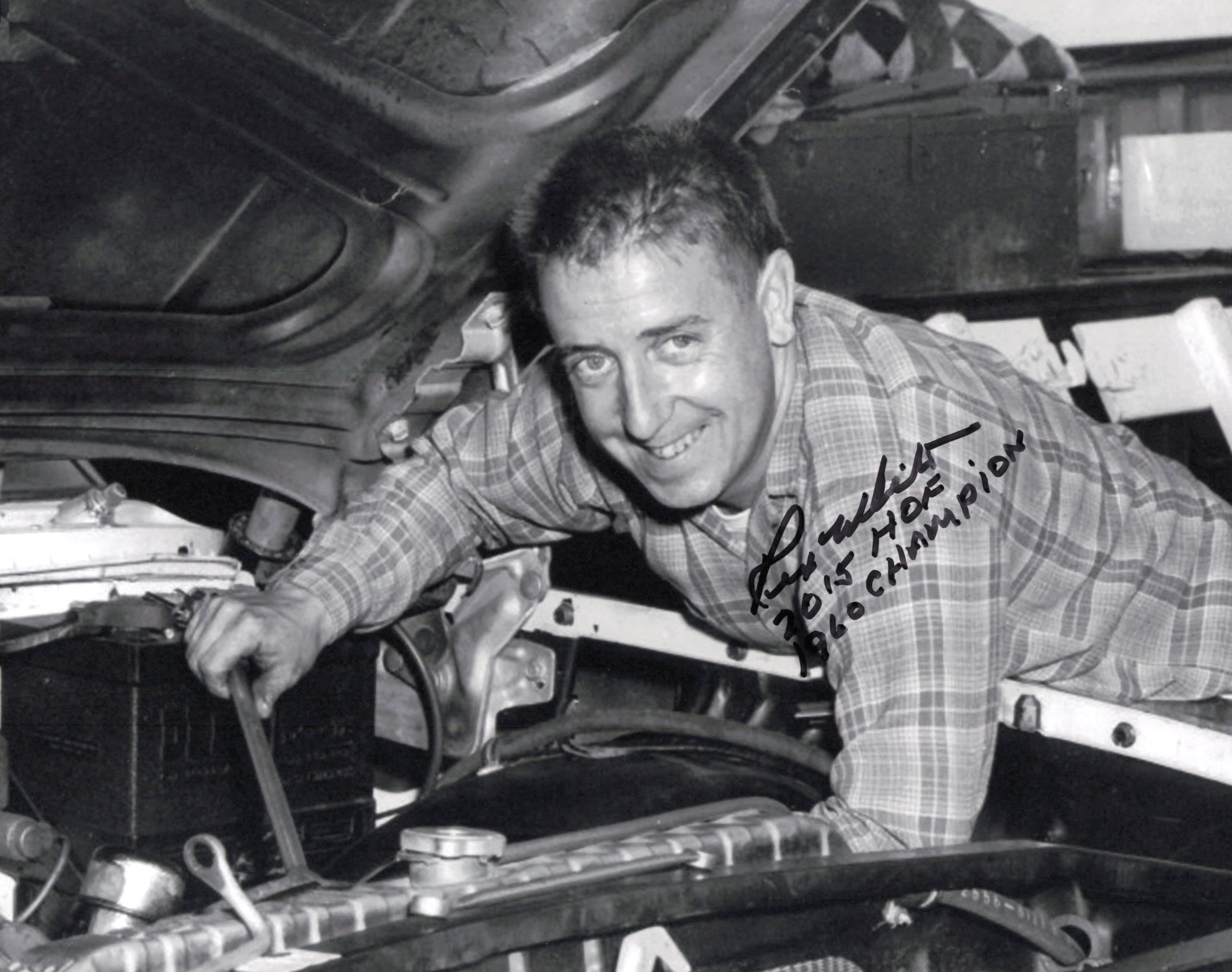 Rex White Autographed 8x10 Photo Nascar SKU #244889 - Walmart.com