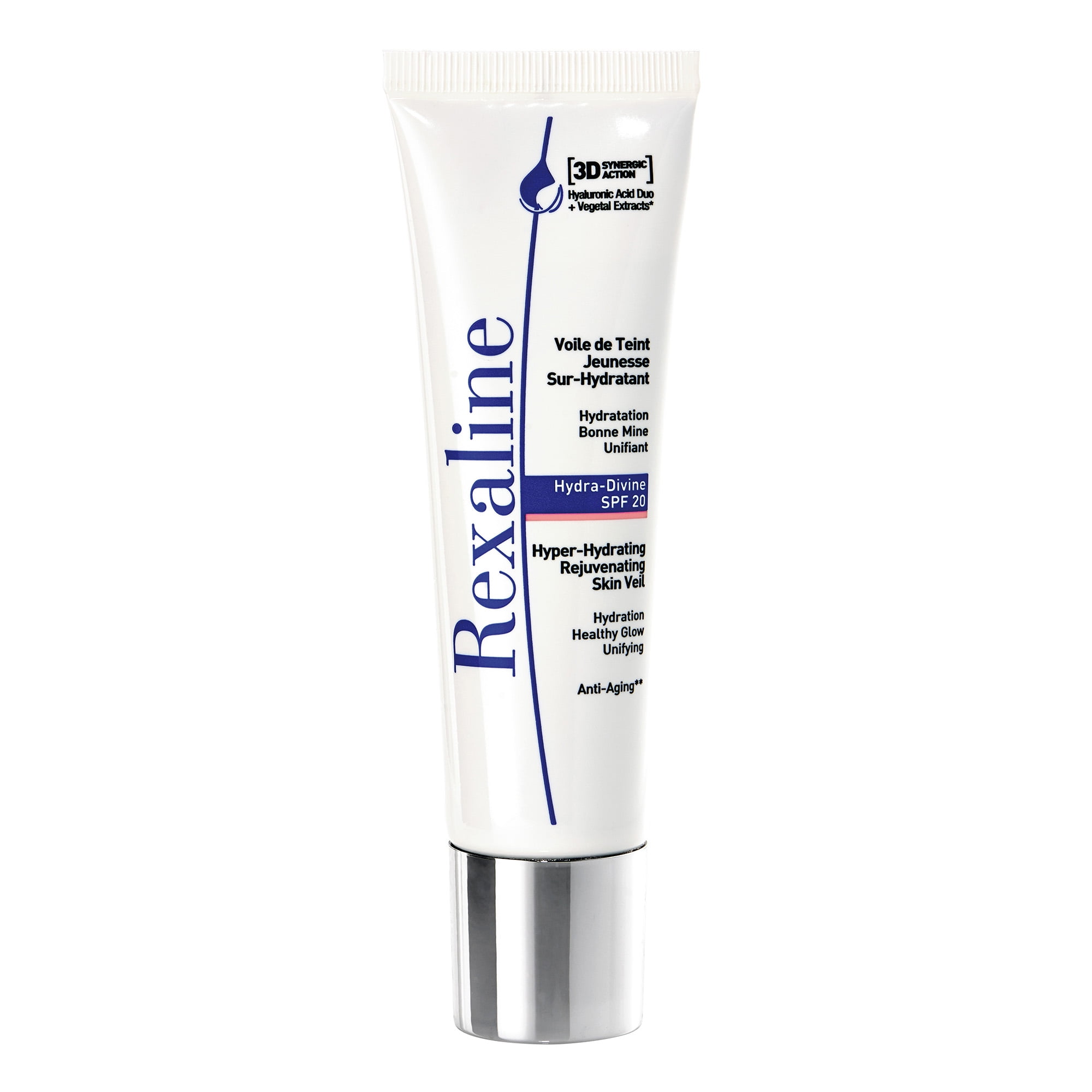 Rexaline 3D Hydra-Divine SPF 20 Hyaluronic Acid Moisturizer, 1 Oz ...