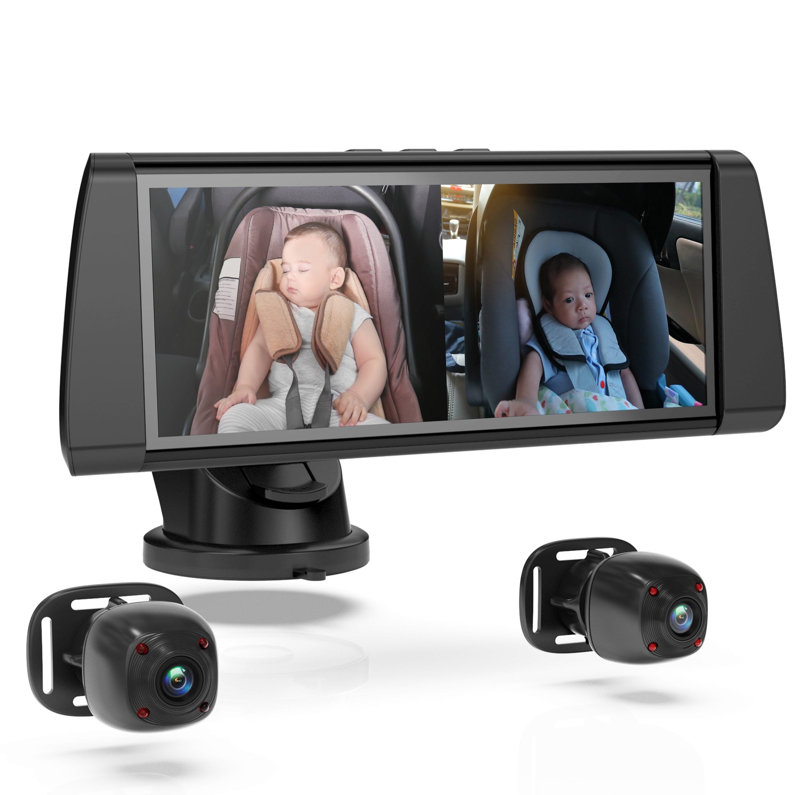 Rexing BC300 Dual Channel Baby Car Camera 1080p HD, IR Night Vision ...