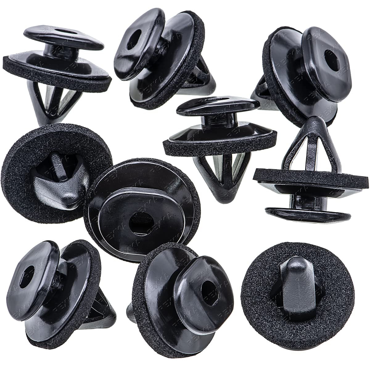 Rexka 10pcs Fender, Rocker, STF9 Garnish, Pillar Trim Retainers with ...