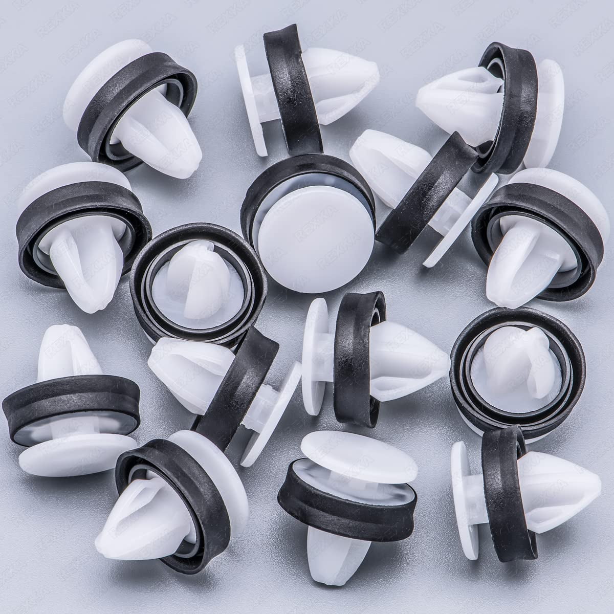 Rexka 15pcs Wheel Arch IFF17 Door Moulding Trim Retainer Clip for Ford ...