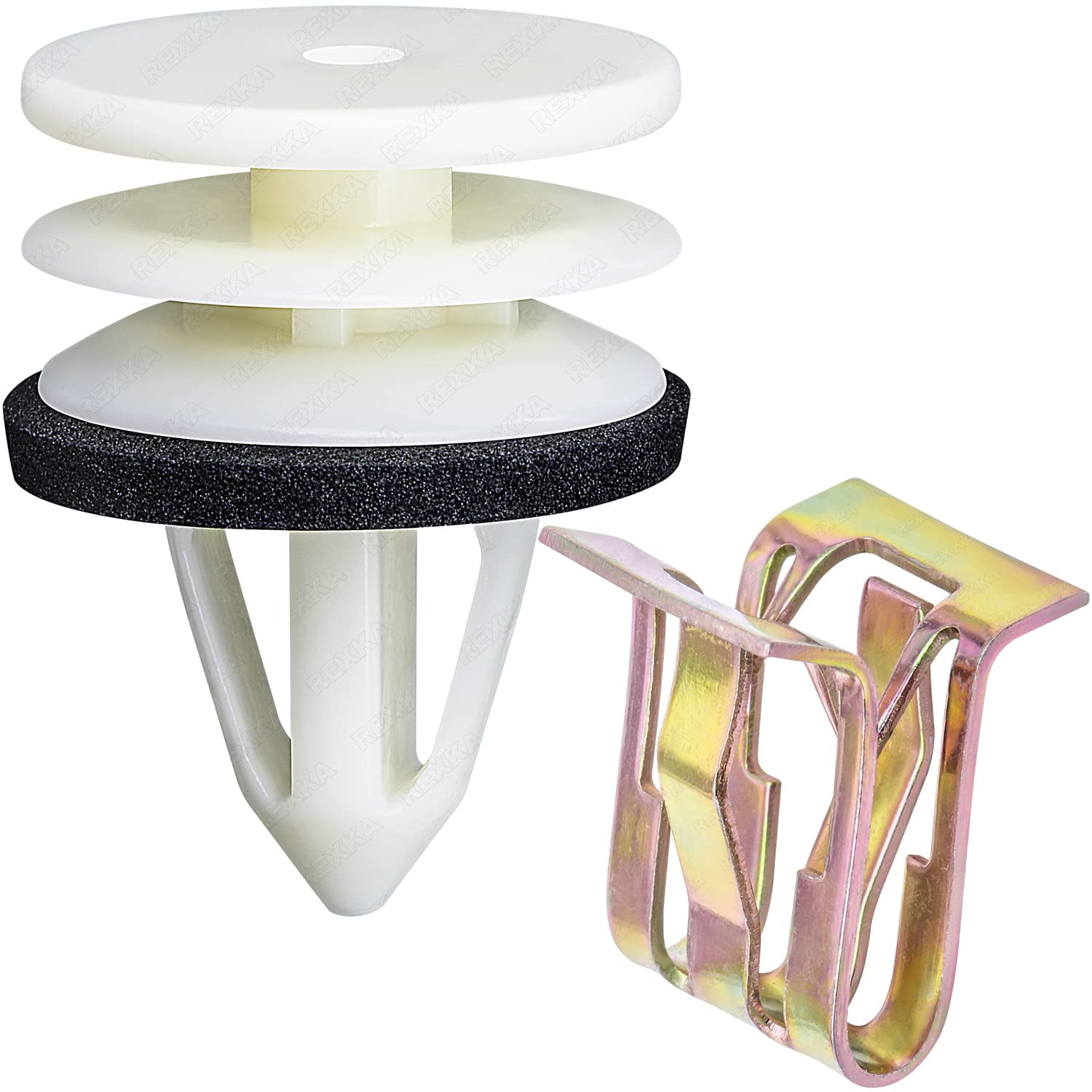 Rexka 20 Sets Door IFF17 Trim Panel Retainer Clip Kit for GM Chevrolet ...