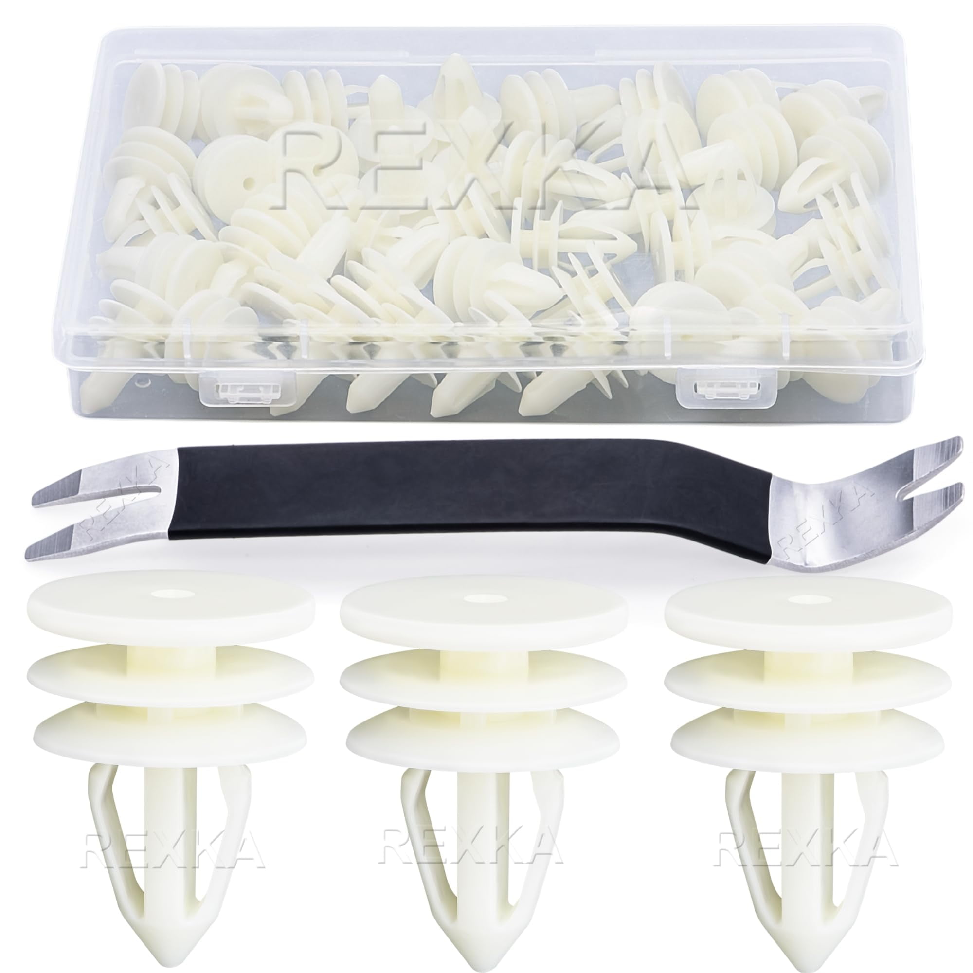 Rexka 31pcs Door Trim MMF7 Panel Retainer Clips 15076791 with GM Ford ...