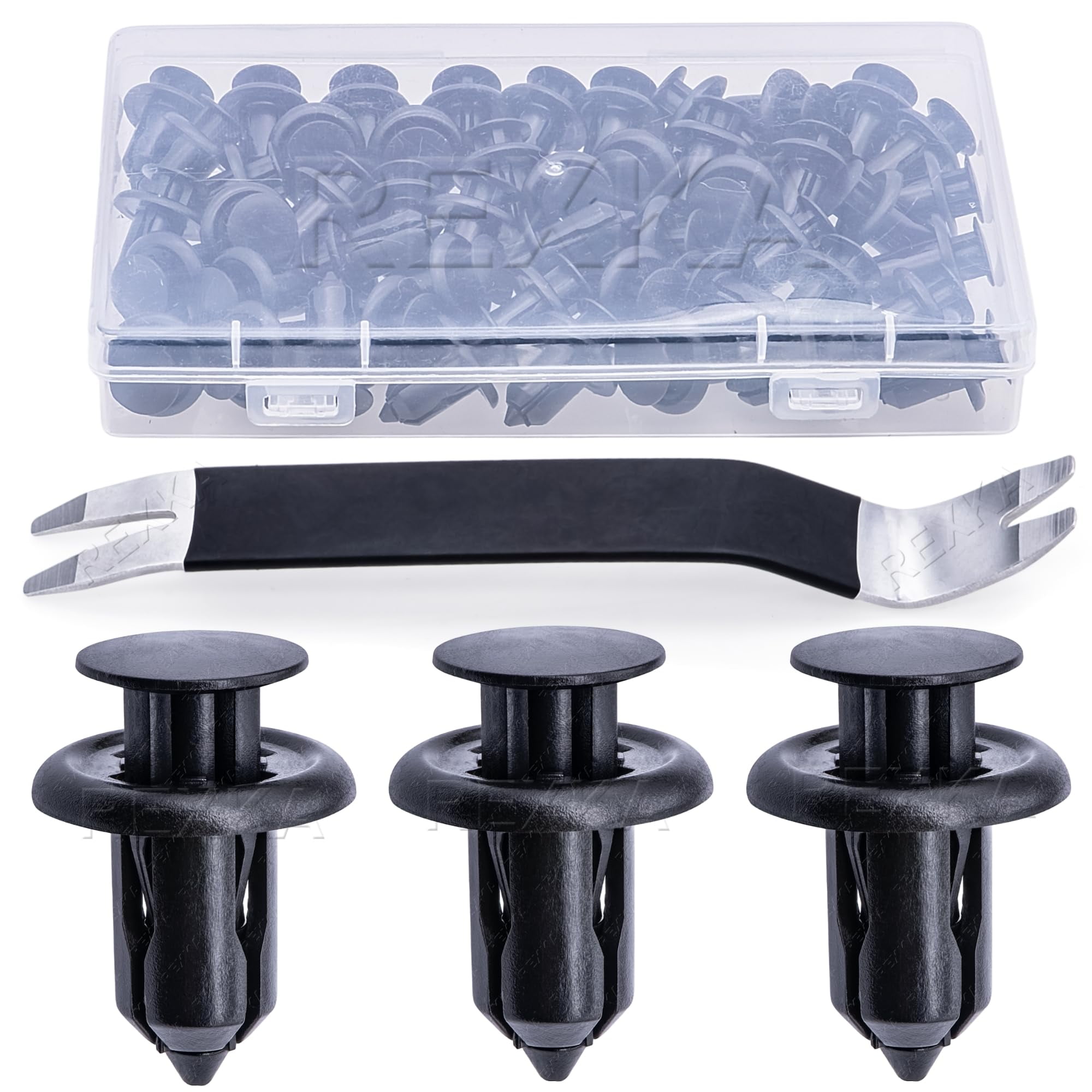 Rexka 41pcs Under Cover STF9 Splash Shield Grille Bumper Cover Push ...