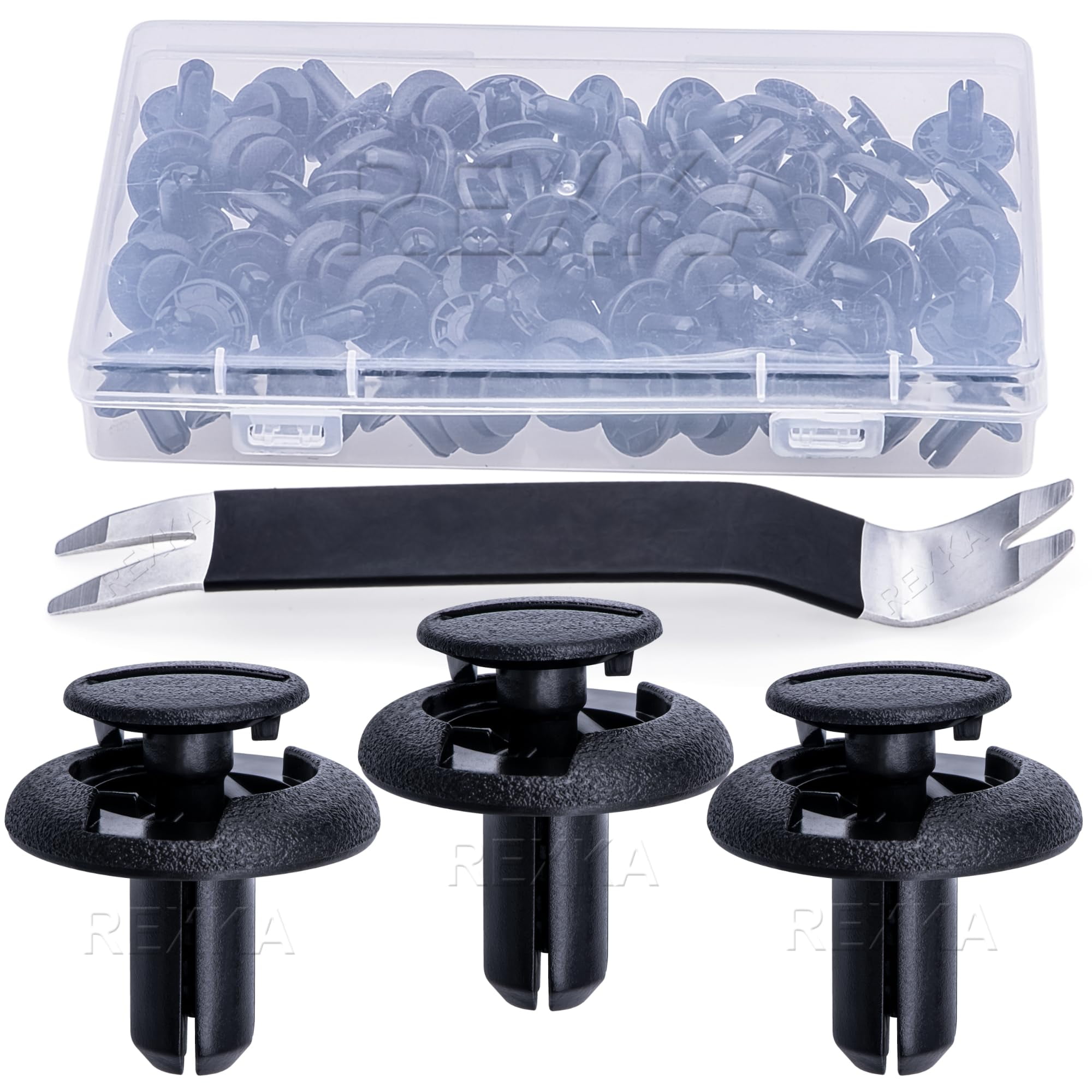 Rexka 41pcs Cowl Vent MMF7 Air Inlet Duct Push-Type Retainer Clips for ...