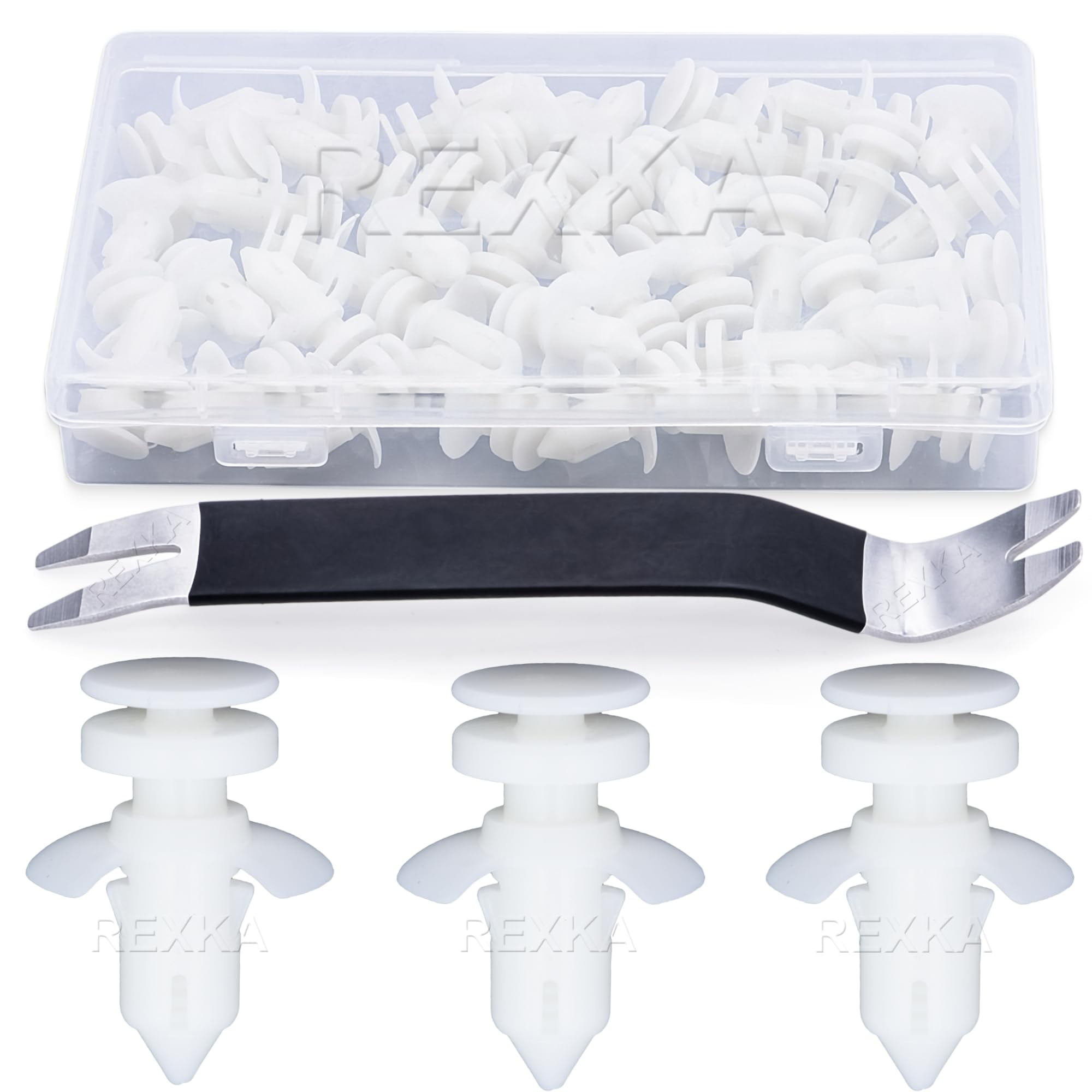 Rexka 41pcs Door Lower Trim Panel Clips for Ford W704958-S300 Excursion ...