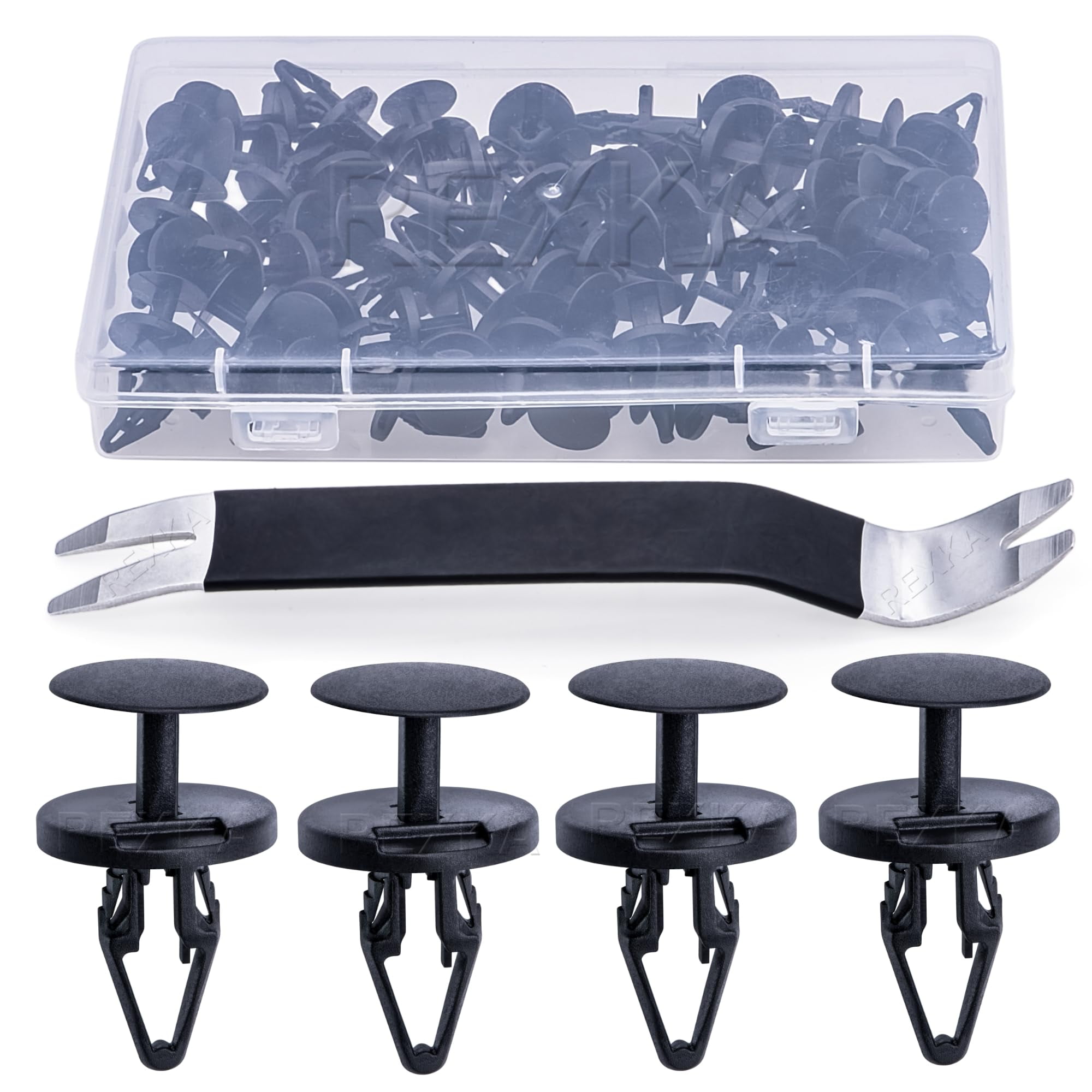 Rexka 41pcs Fender Liner IFF17 Wheelhouse Liner Bumper Retainer Pin ...