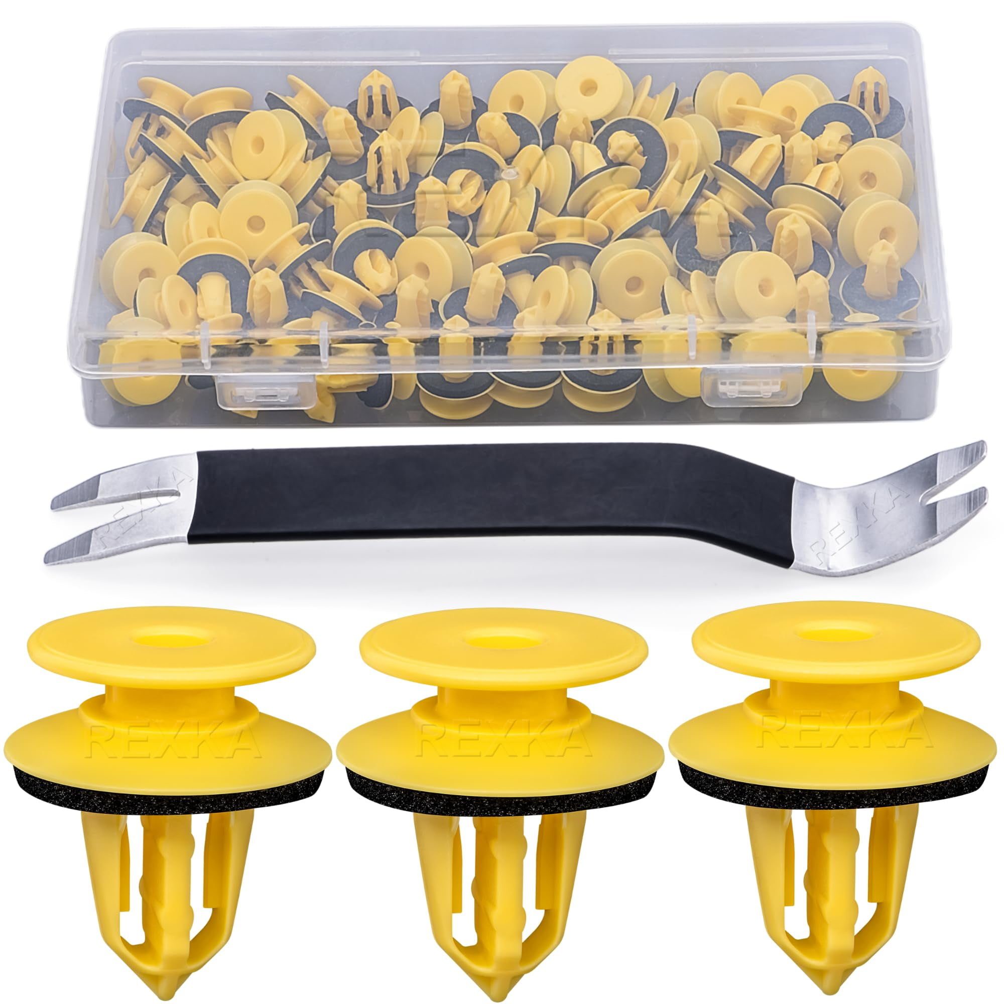 Rexka 51pcs Door Trim IFF17 Panel Retainer Clips Compatible with GM ...