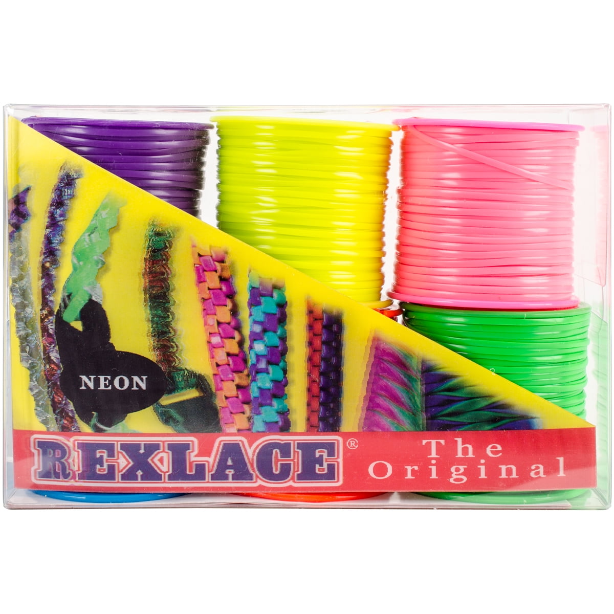 Rexlace 50yd Spools 6/Pkg-Neon - Walmart.com