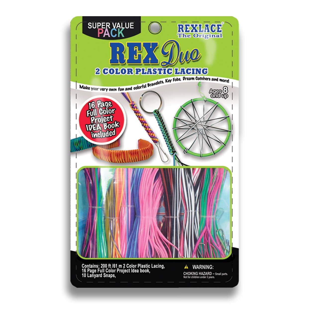 Rexlace Duo Lacing Super Value Pack-Assorted Colors - Walmart.com
