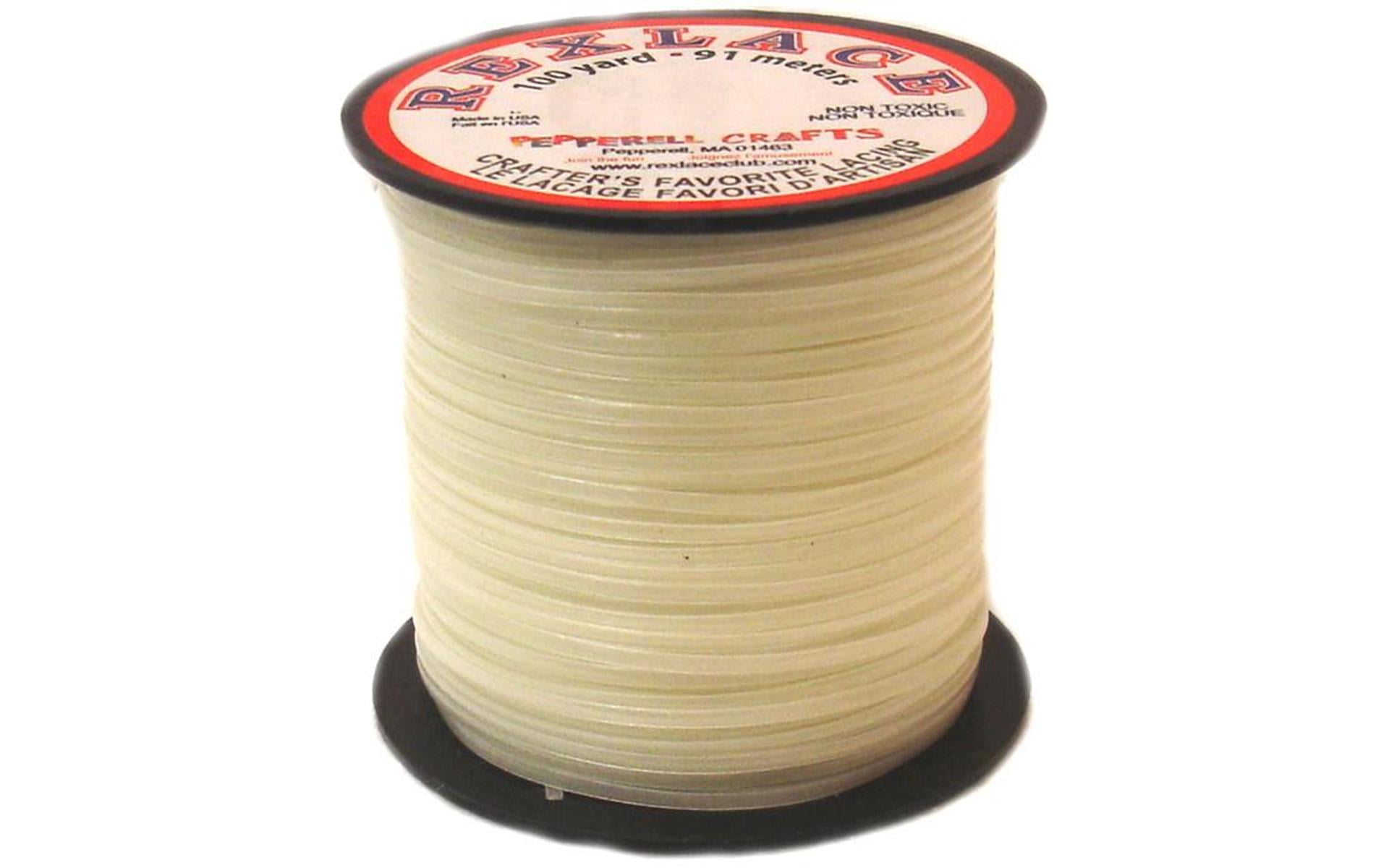 Rexlace Plastic Lacing .0938"X100yd-Nite Glow, Pk 3, Pepperell ...