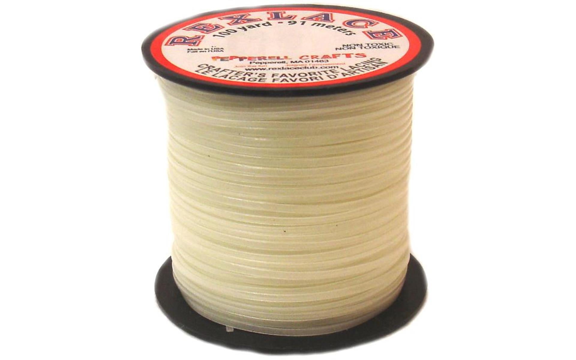 Rexlace Plastic Lacing .0938"X100yd-Nite Glow, Pk 3, Pepperell ...