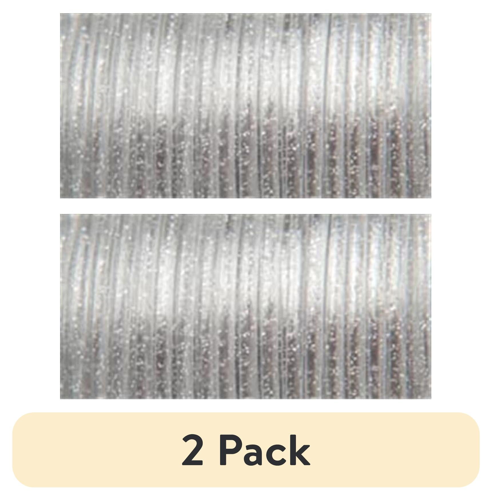(2 pack) Rexlace Plastic Lacing .0938"X10yd-Silver Sparkle - Walmart.com