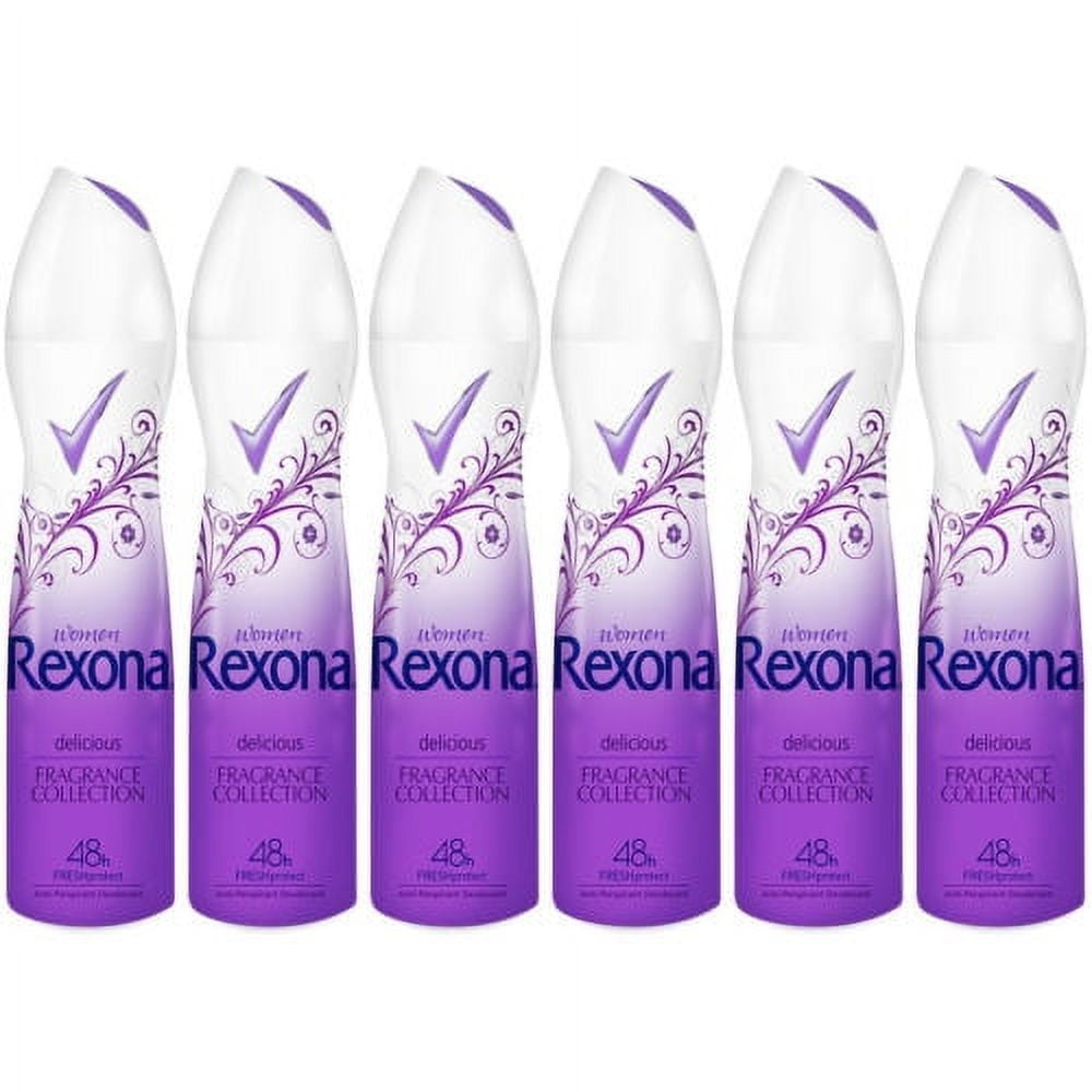Rexona Body Spray Delicious Anti-perspirant Deodorant for Women 150ml 6 ...